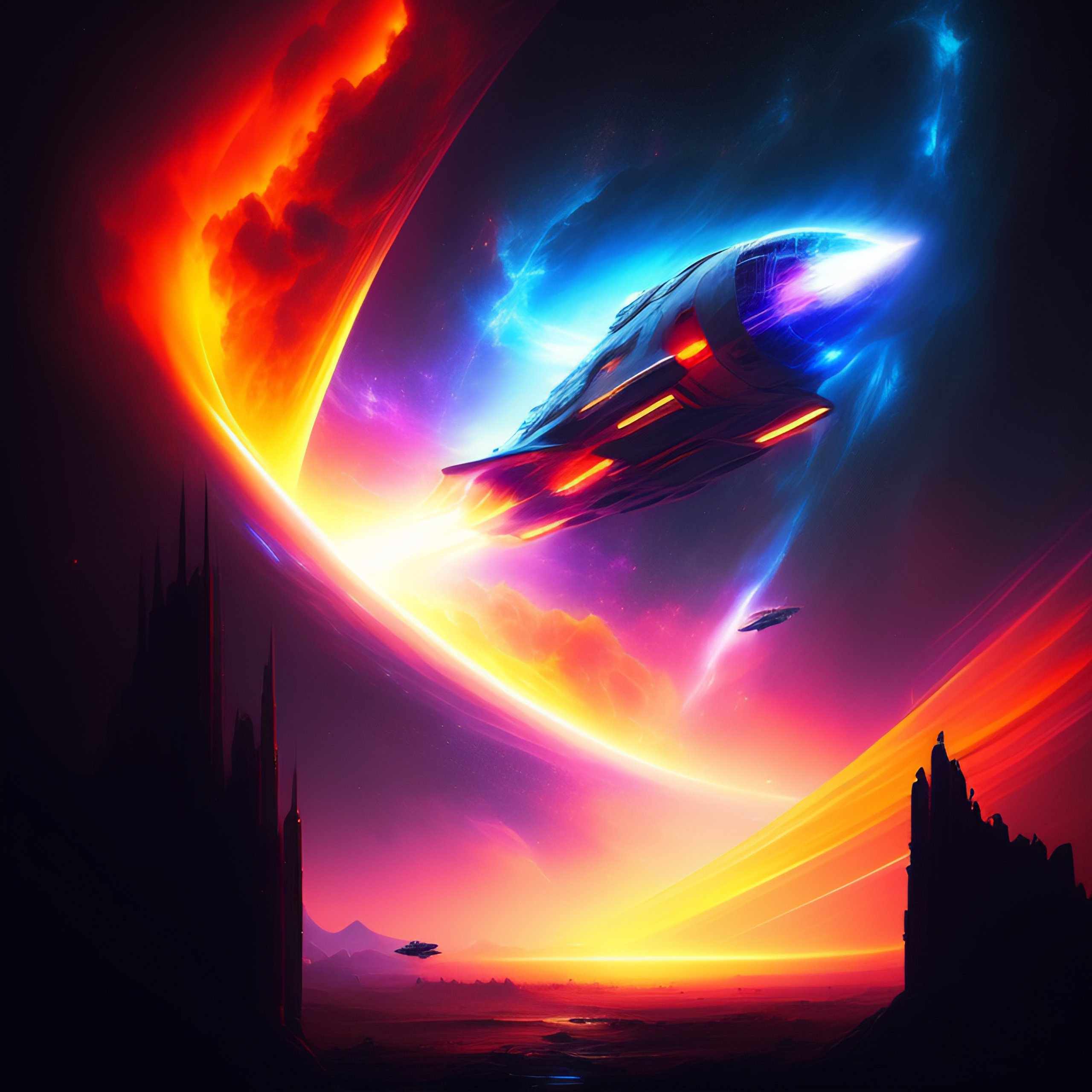 Lexica - Spacescape, The void, Deep space, Starship, dogfight ...