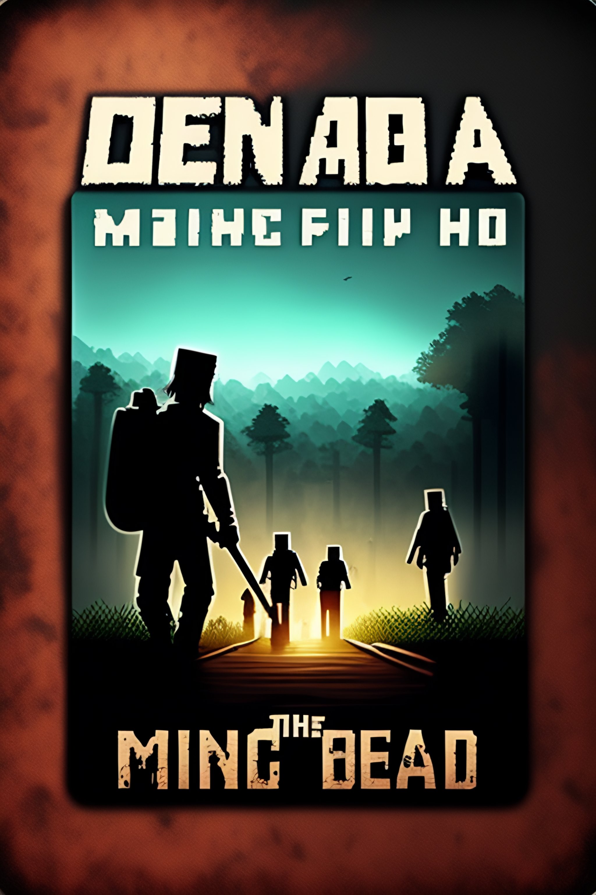 Lexica - Minecraft style The Walking Dead logo with the text "The ...