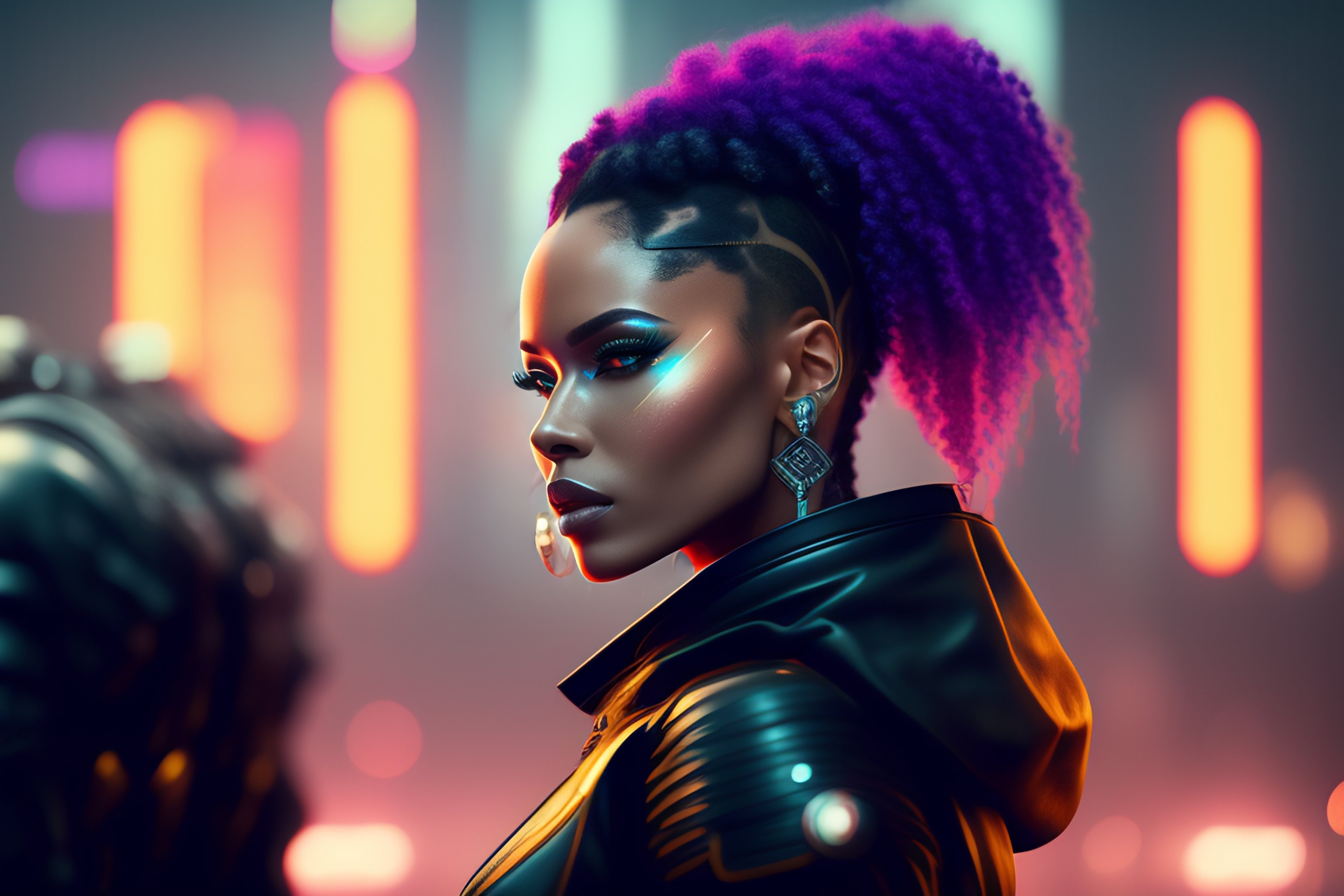 Lexica - Futuristic cyberpunk 1 year celebration