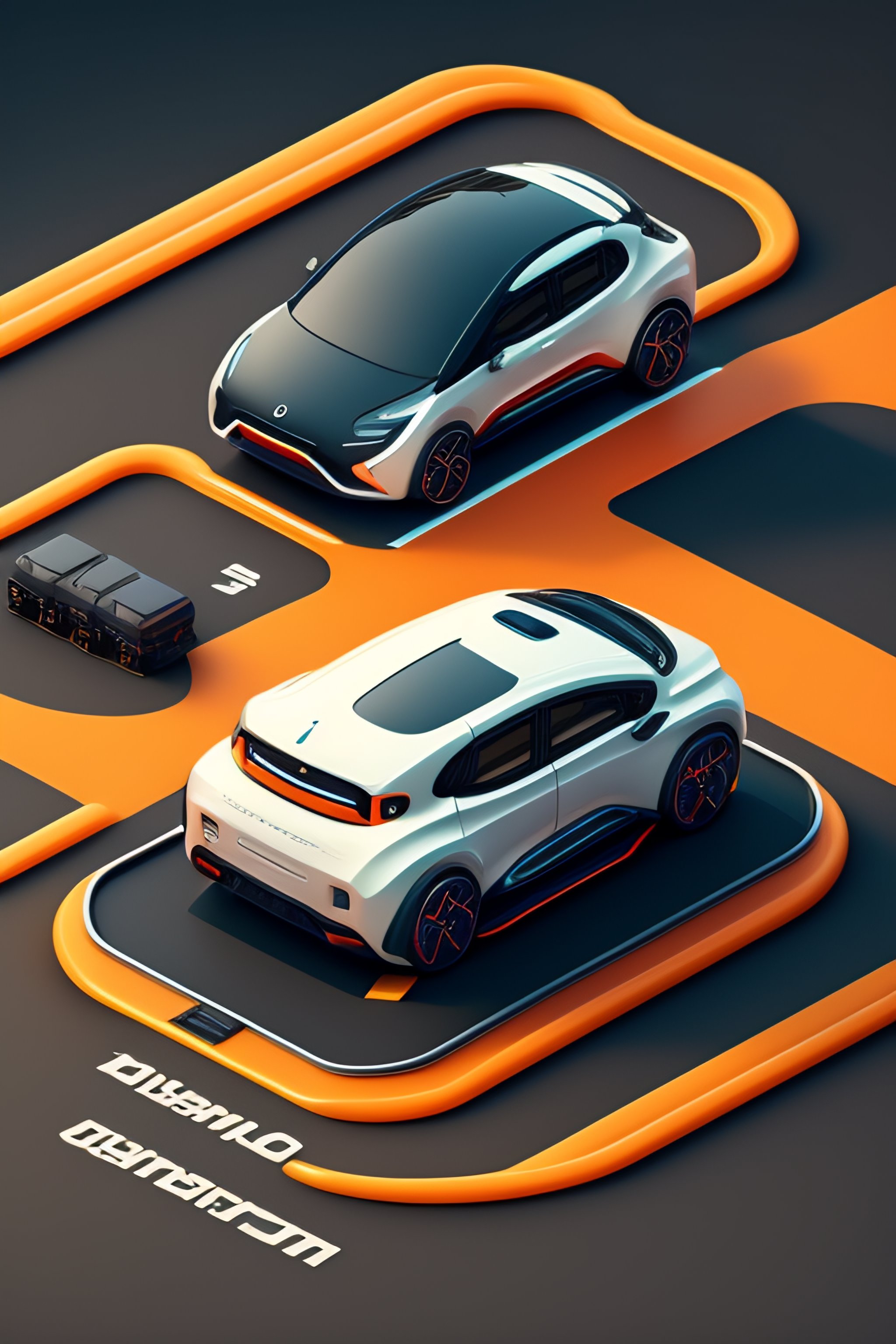 Lexica - Isometric Ev vehicle