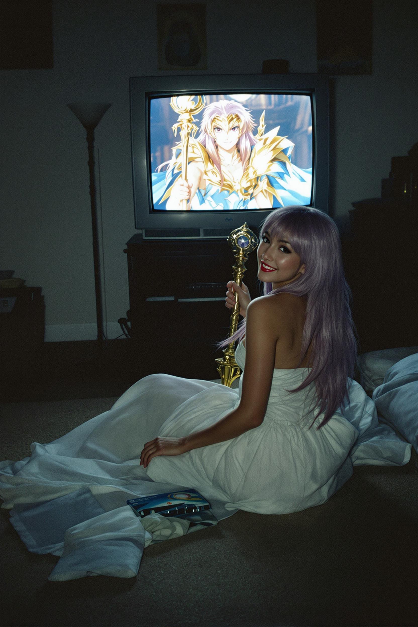 Lexica - Grungy analog photo of Saori Kido (the reincarnation of the ...