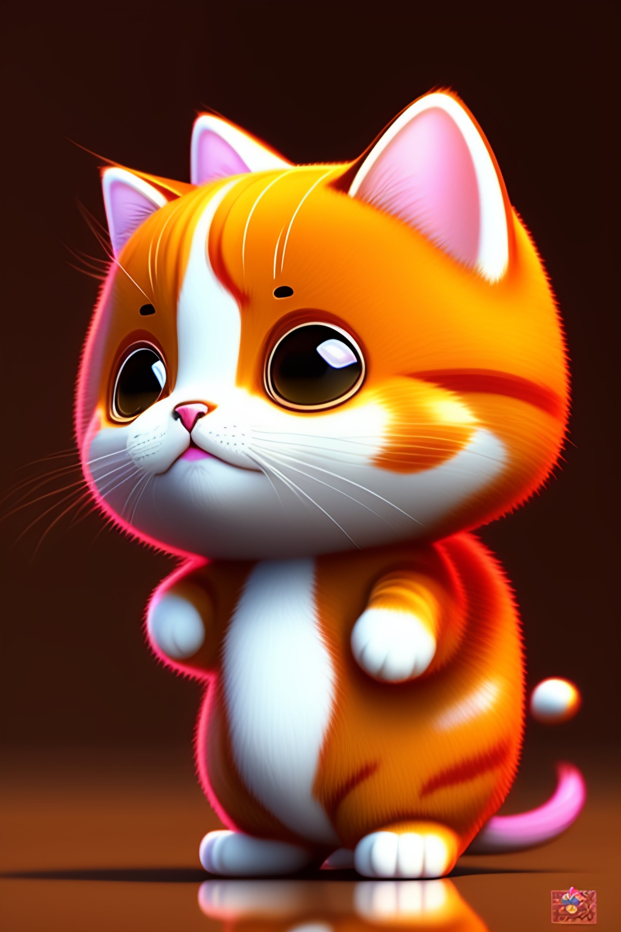 Lexica - Cute chibi cat dancing