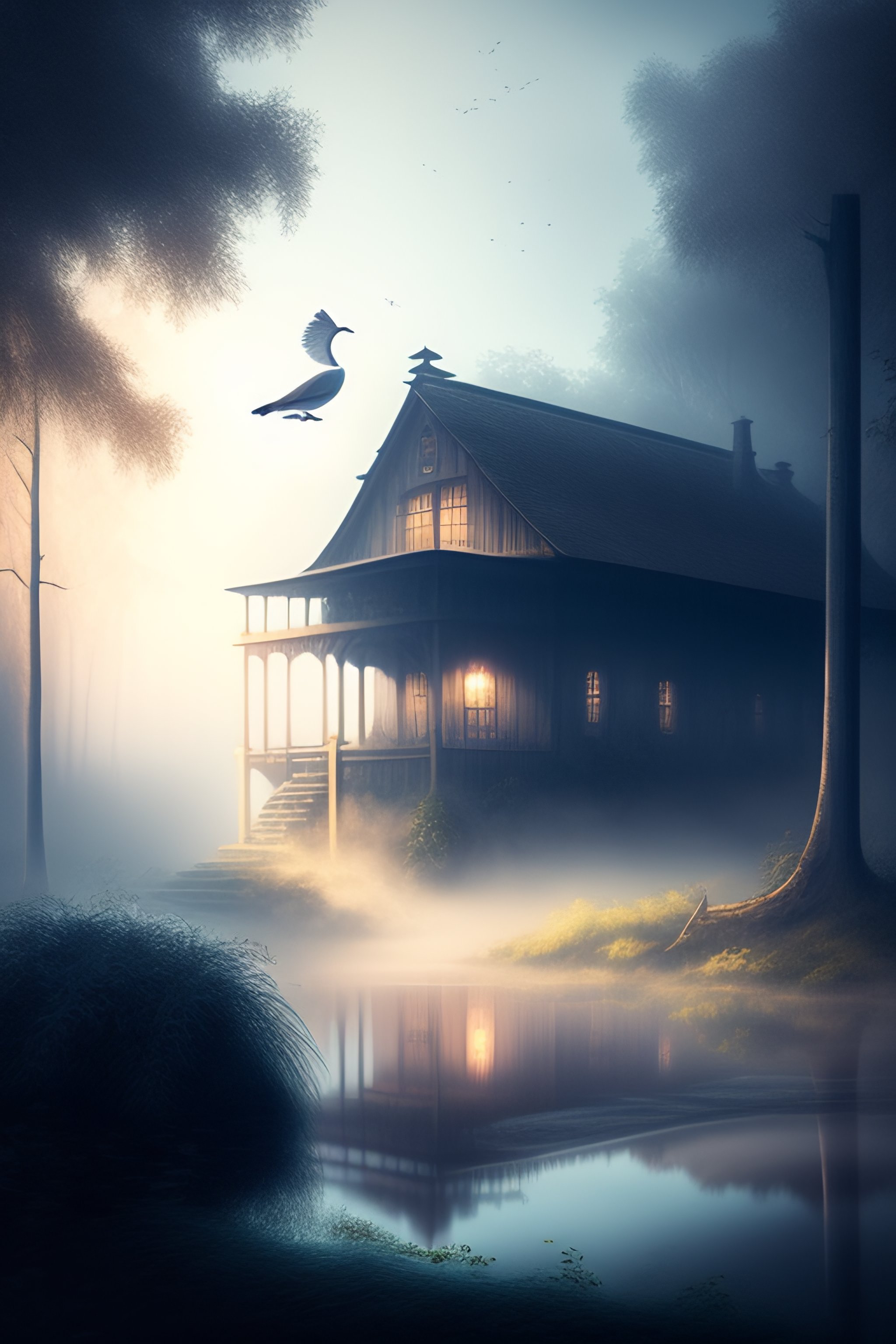 Lexica - Phoenix,forest animals,vines,screams,wind blow,stork by pond ...