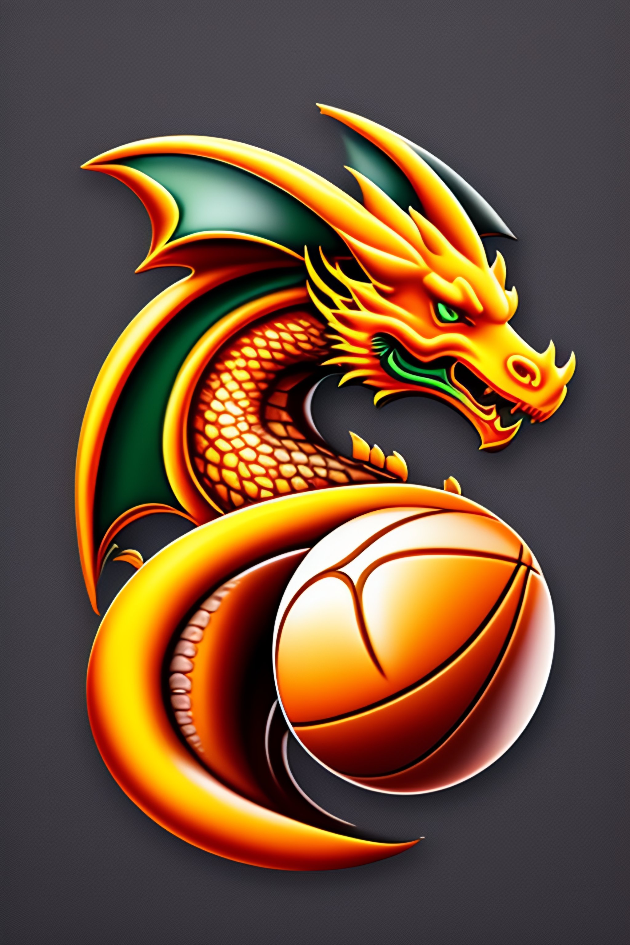 Dragon Football Logo