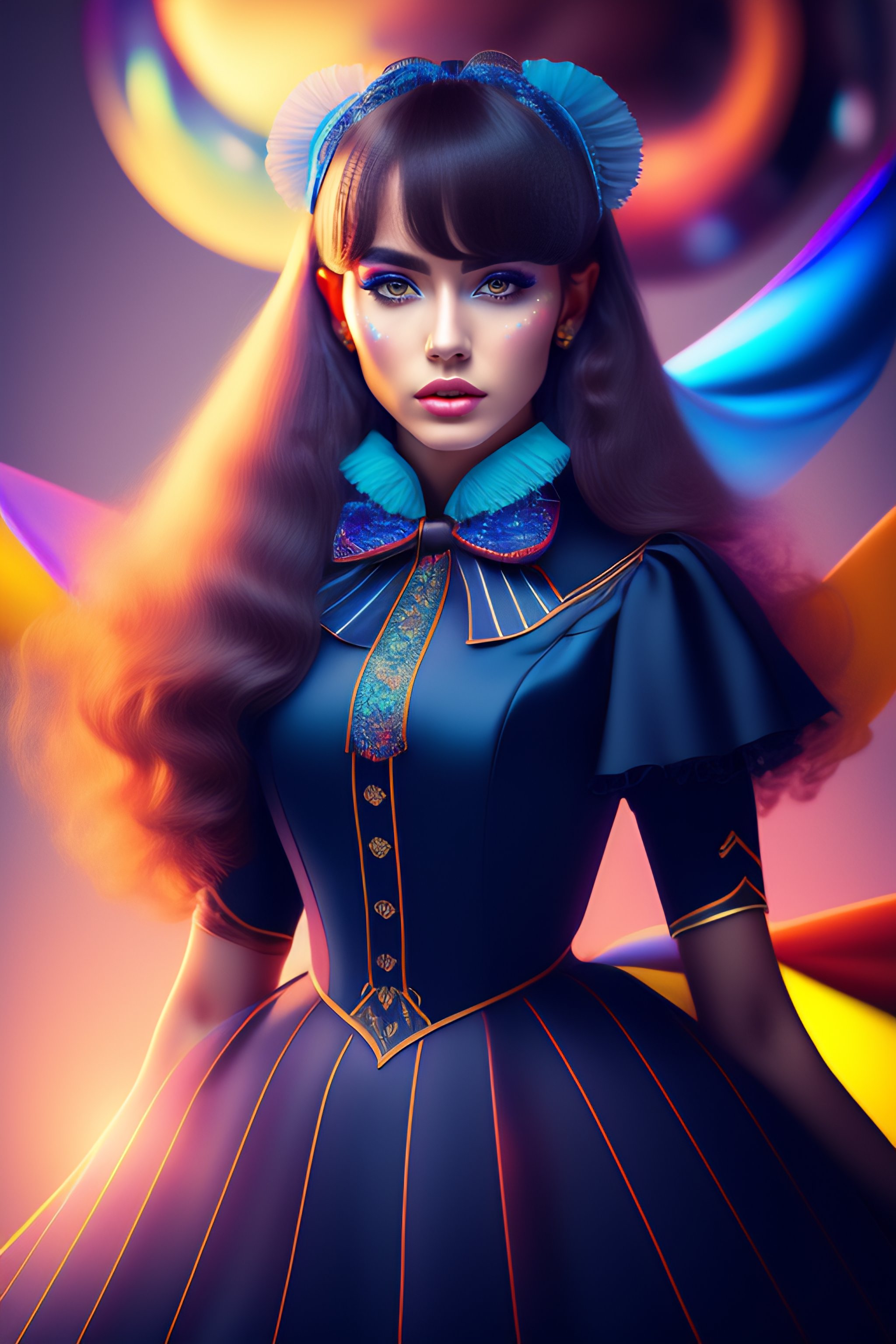 Lexica - ((illustration)), ((floating hair)), ((chromatic aberration ...