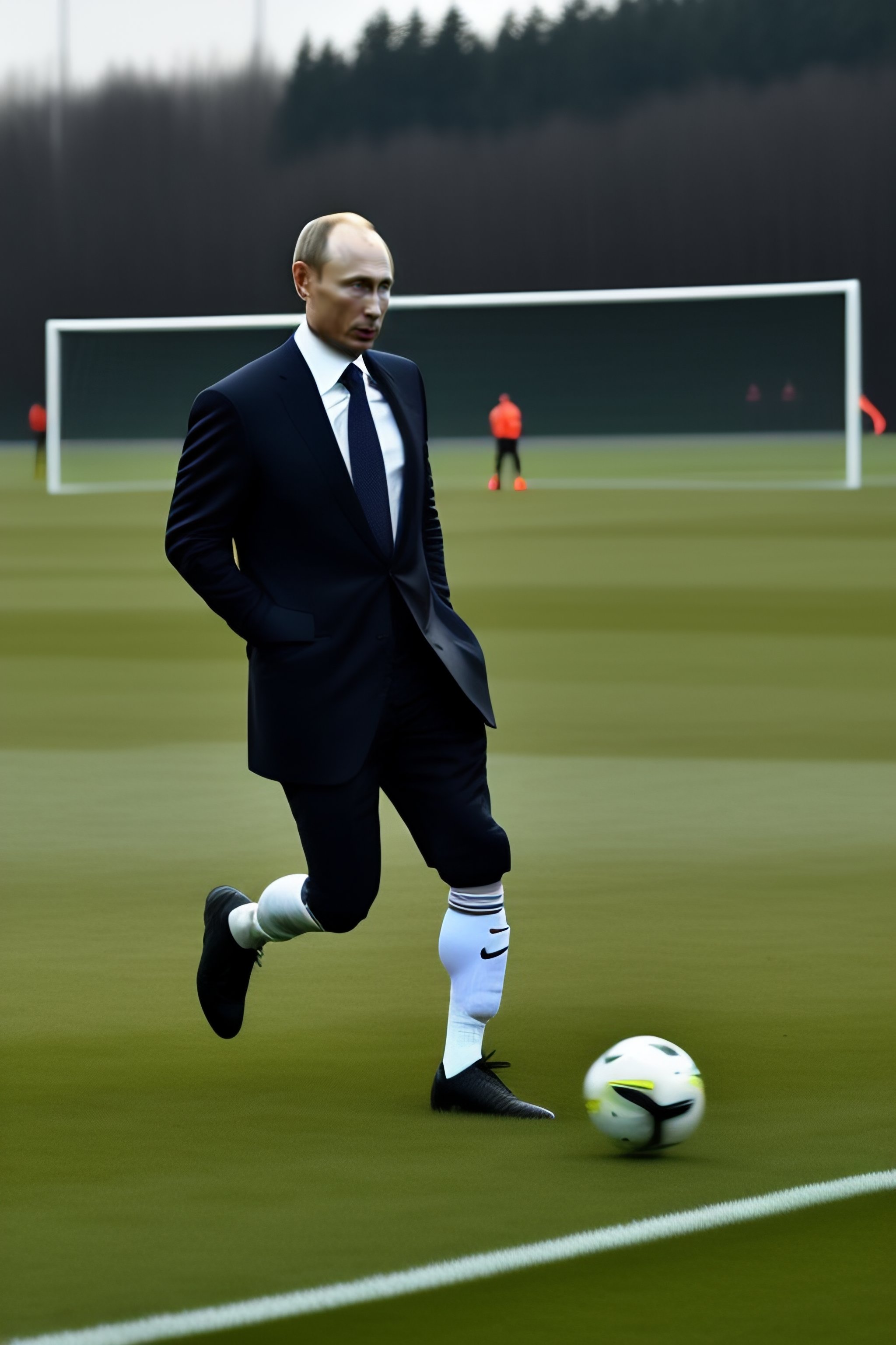Lexica - Putin playing soccer