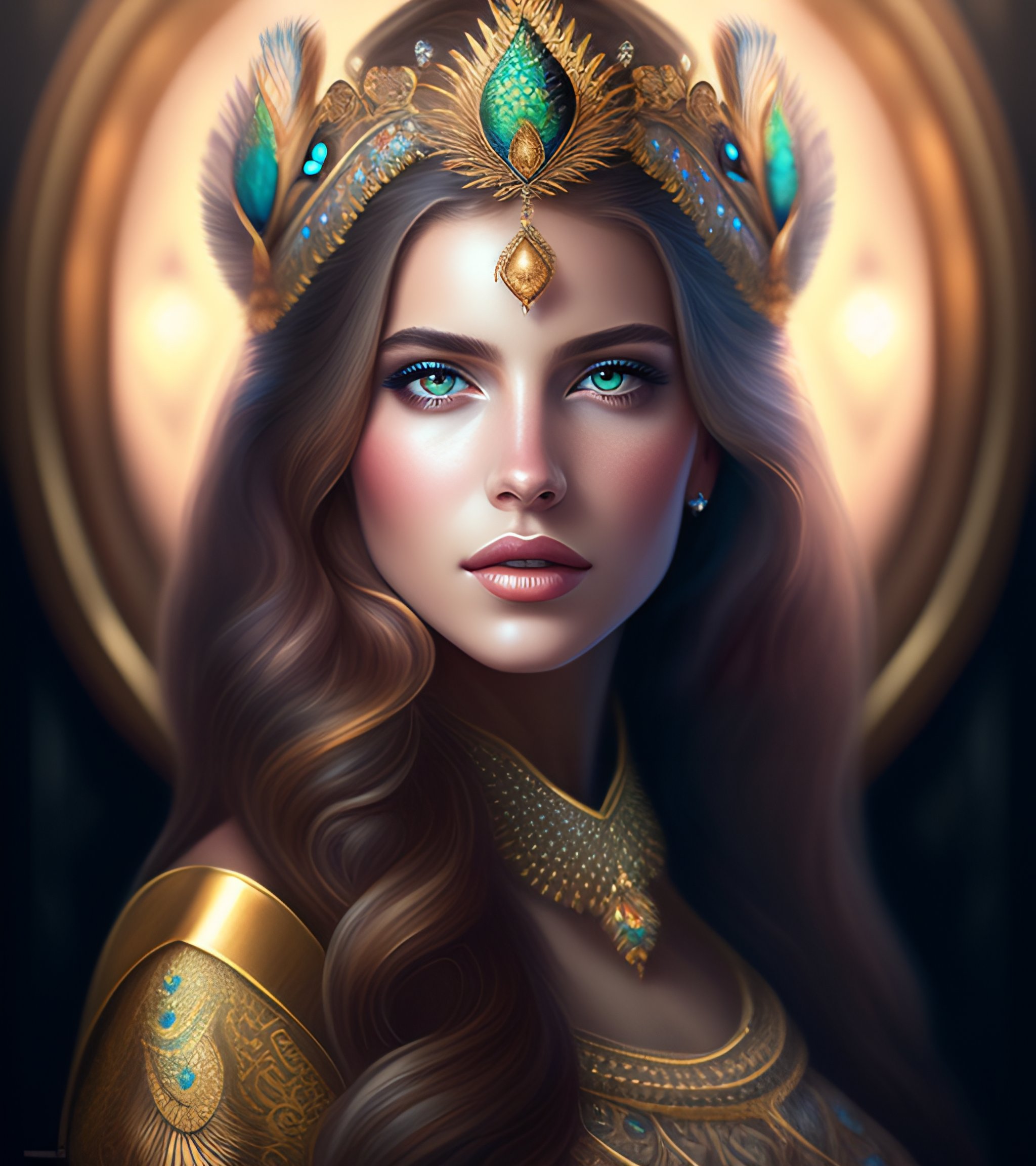 Lexica - Beautiful portrait of an attractive Princess wearing a tiara ...
