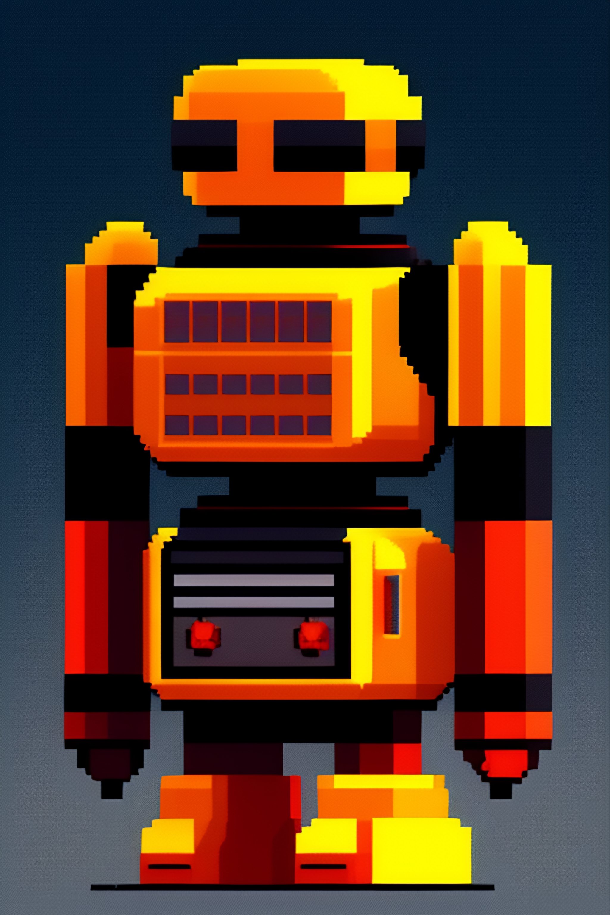 Lexica - Robot pixel art