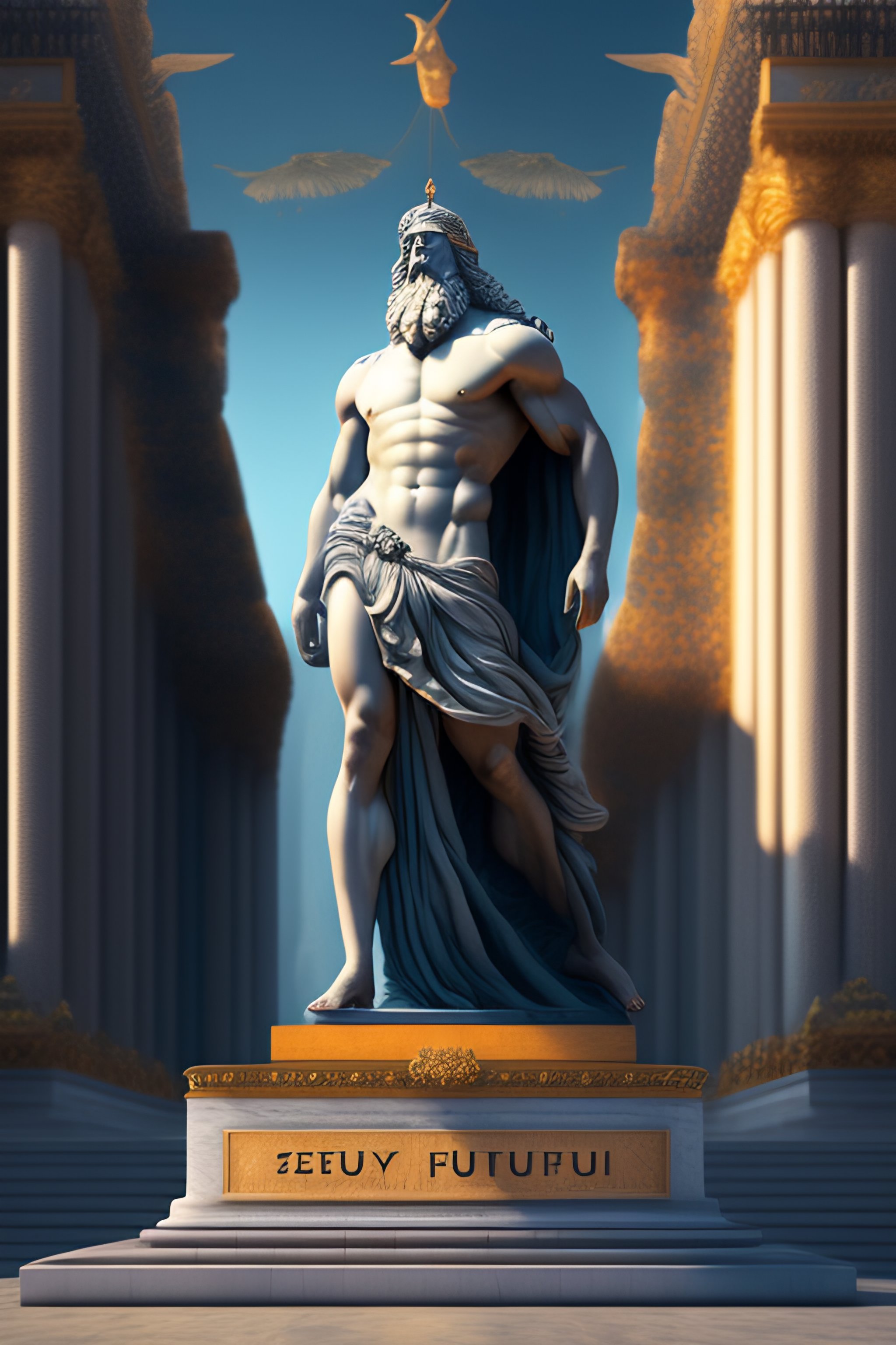 Lexica - Statue of Zeus,highly detailed, brueguel,8k, ernest fuchs ...