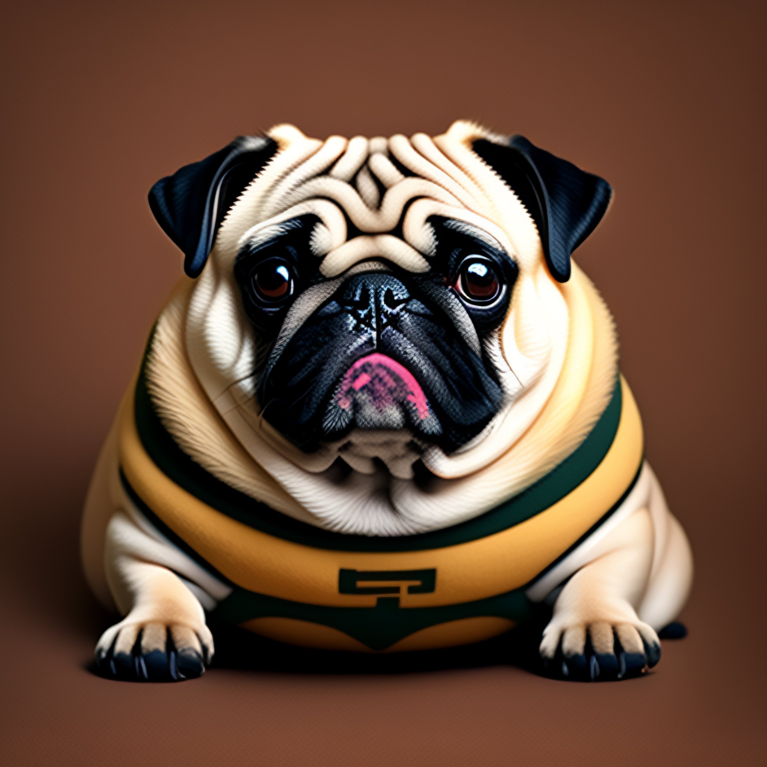 Lexica - Jabba the hutt as an adorable pug