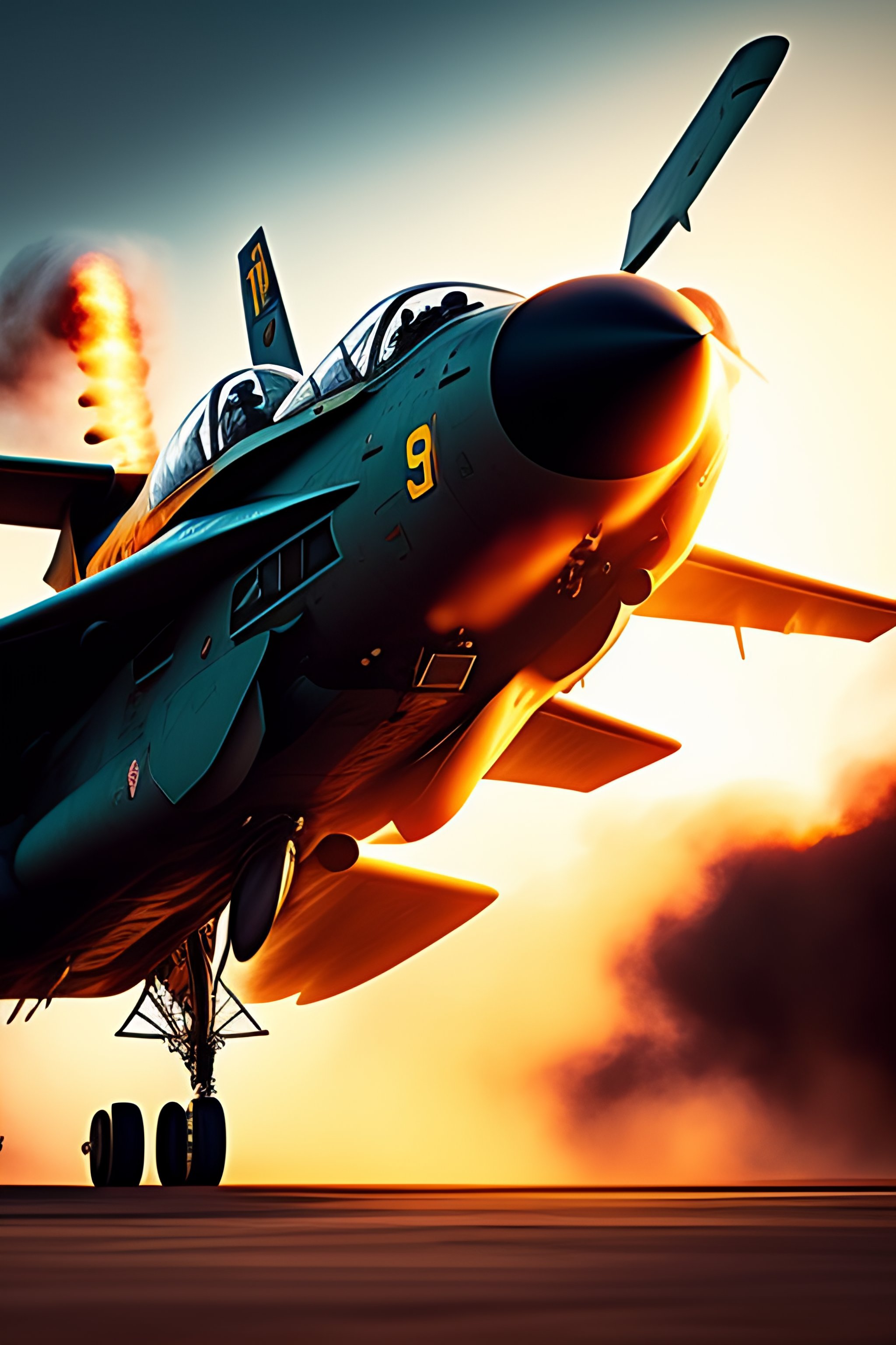 Lexica - Action shot of john rambo in a fighter jet, cinematic lighting ...