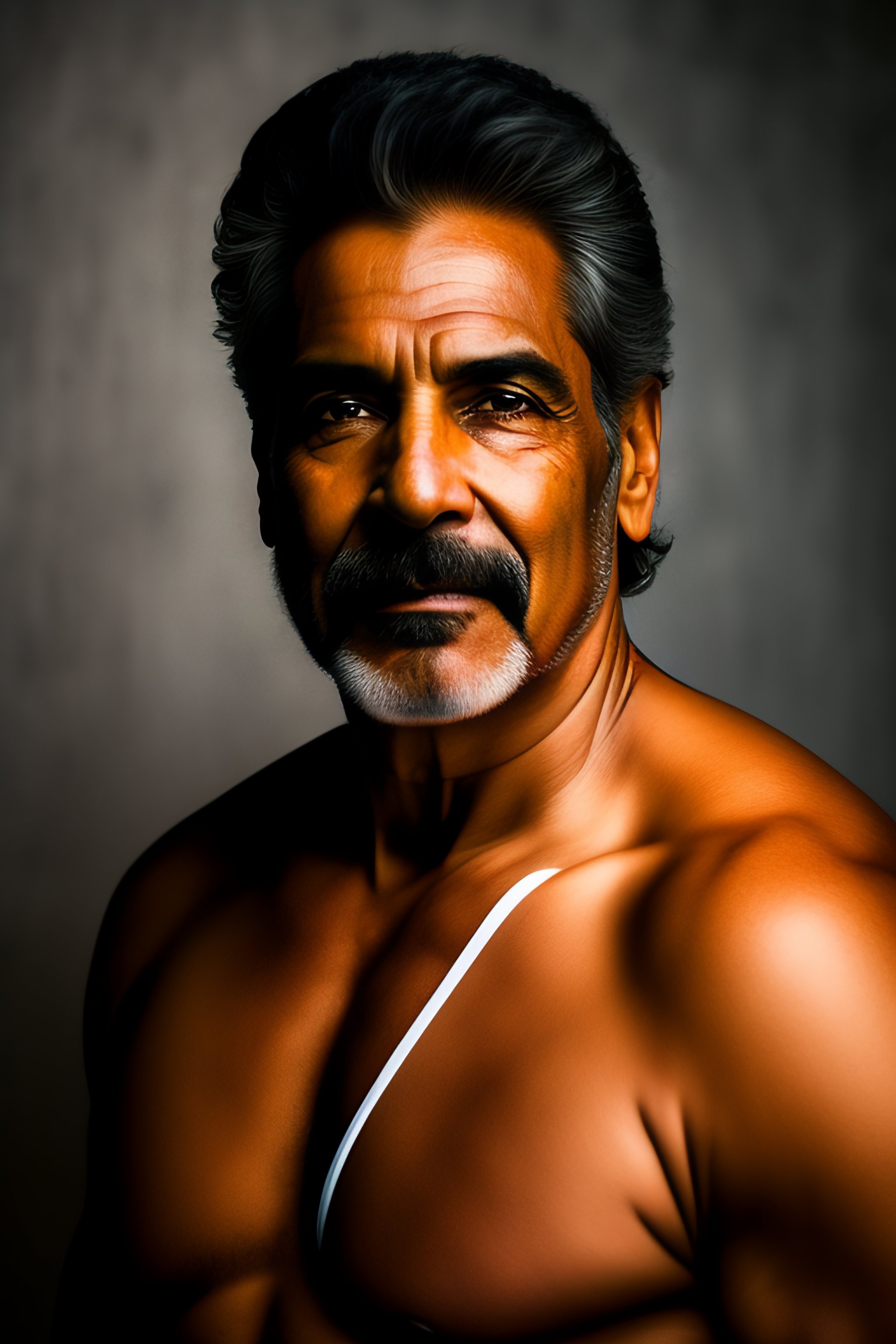 Lexica - Portrait of a brazilian male film maker midle aged with goatee