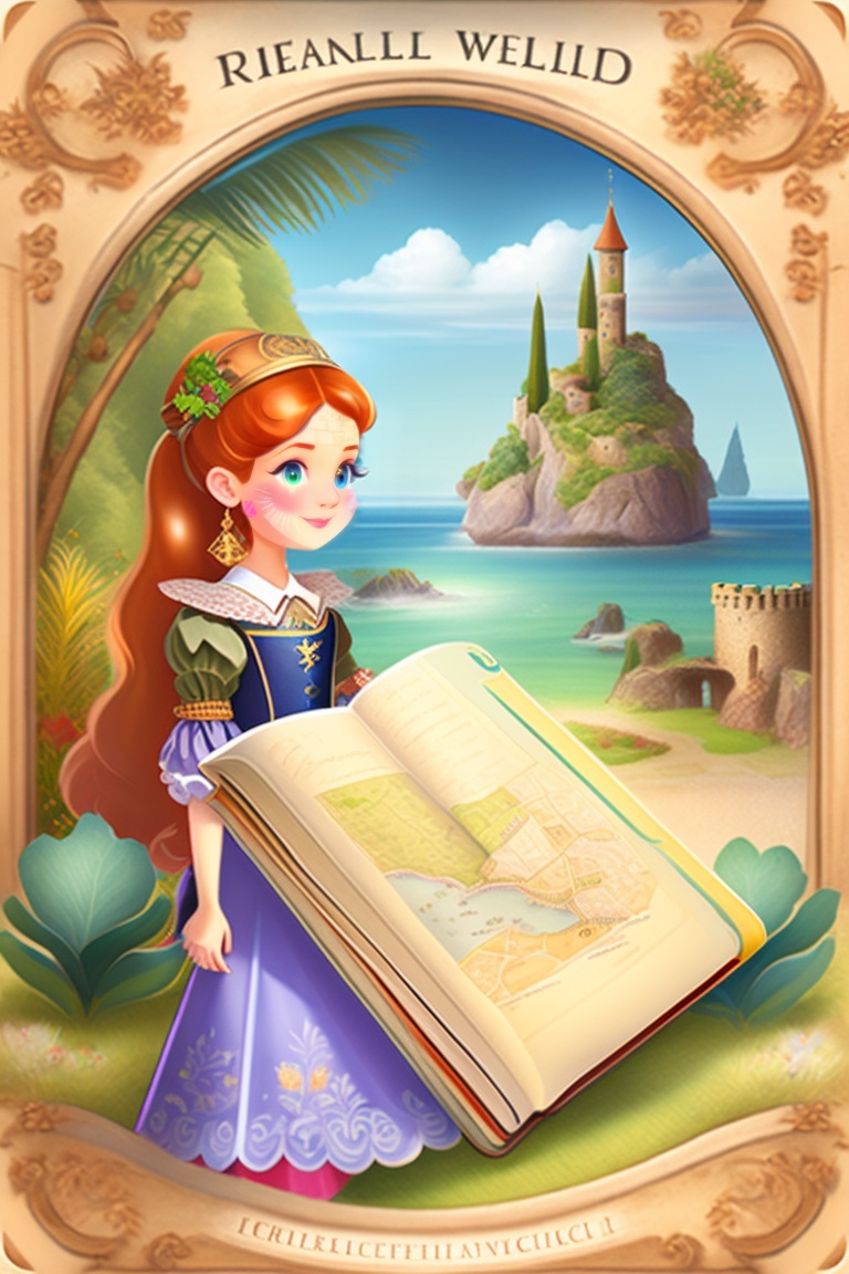 Lexica - One sunny morning, as Princess Amelia strolled through the ...