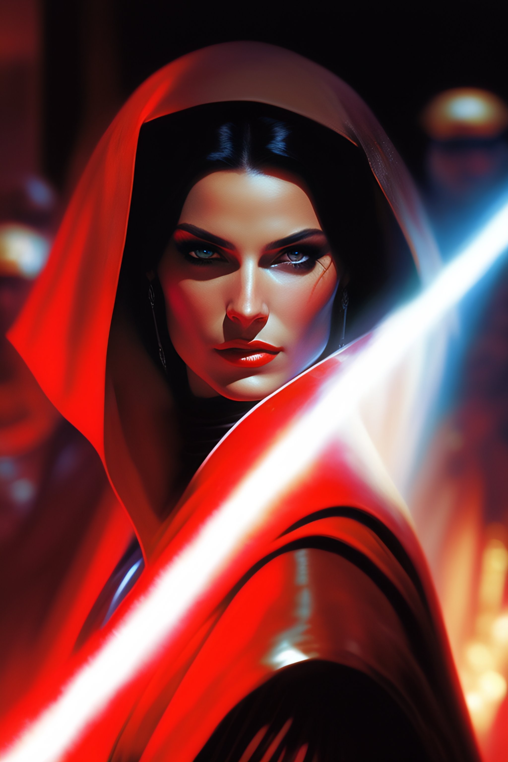 Lexica - A selfie taken during a party at the jedi temple, female Sith ...