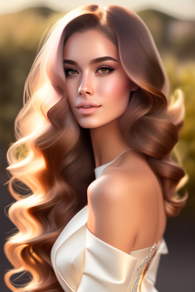 Lexica - The girl's bright and sharp eyes are framed by long, thick ...