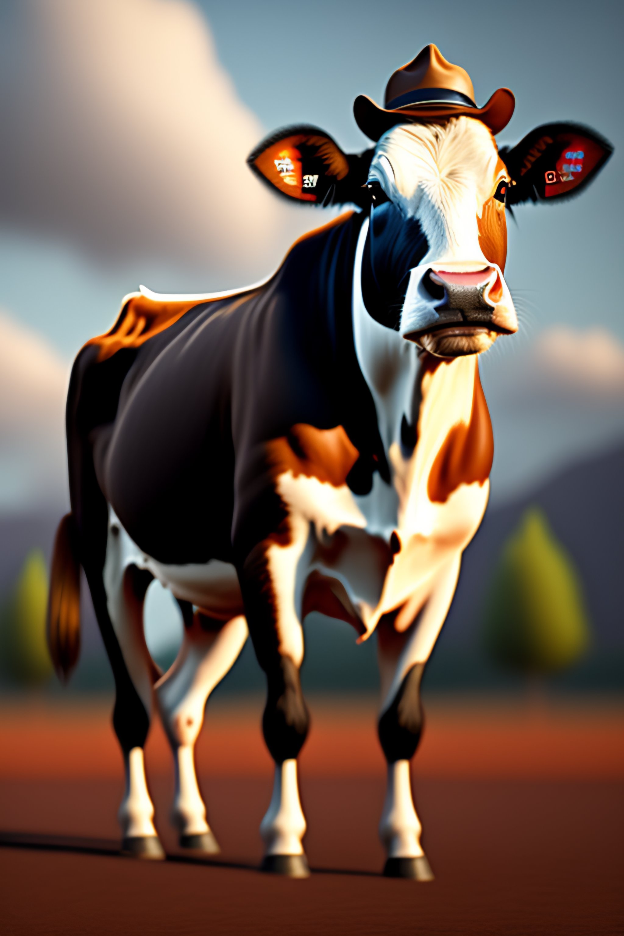 Lexica - Realistic Cow Girl, acaunt for Tinder, fullbody, 4k