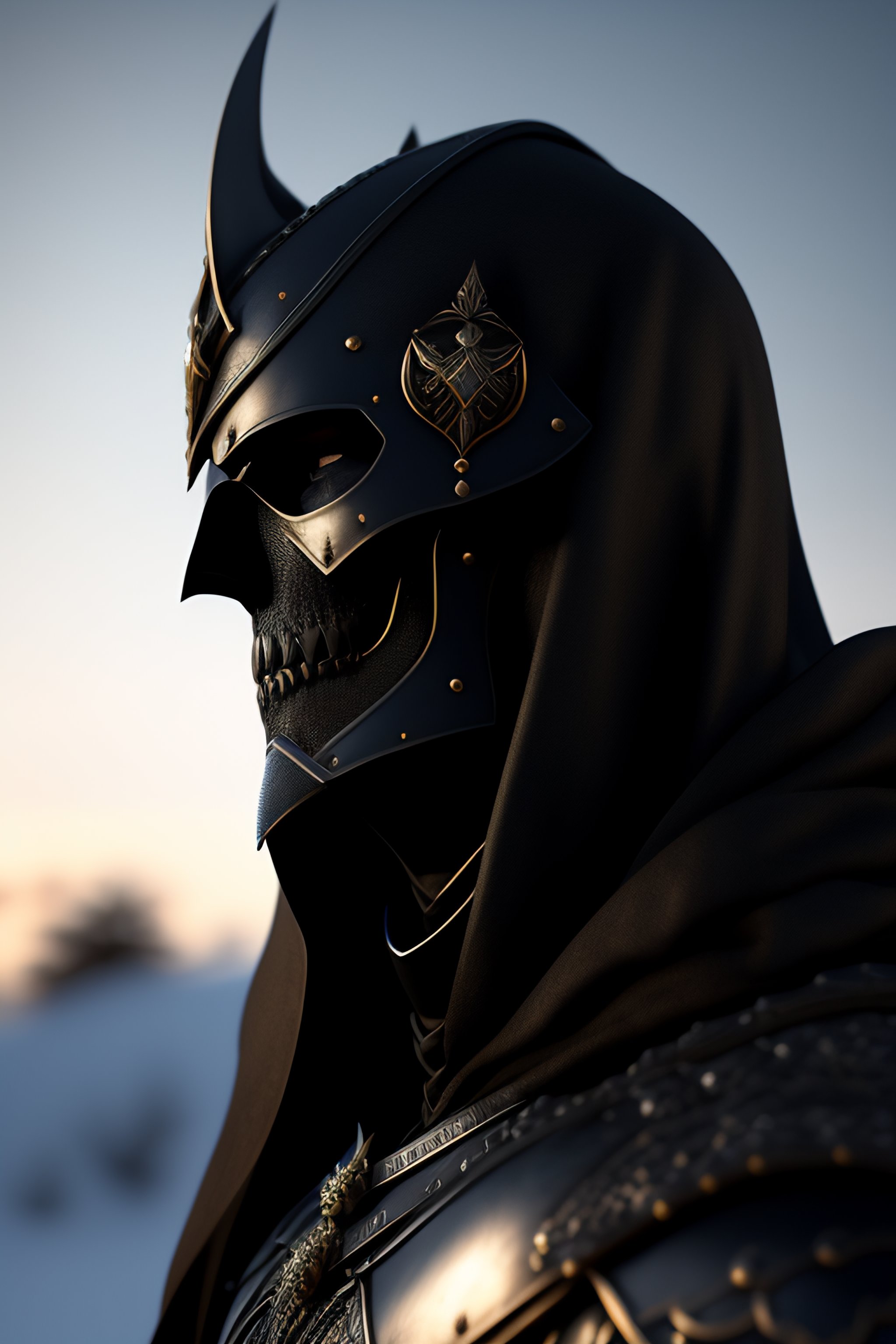 Lexica - Hades . 48 year old medieval fantasy male skull knight ...