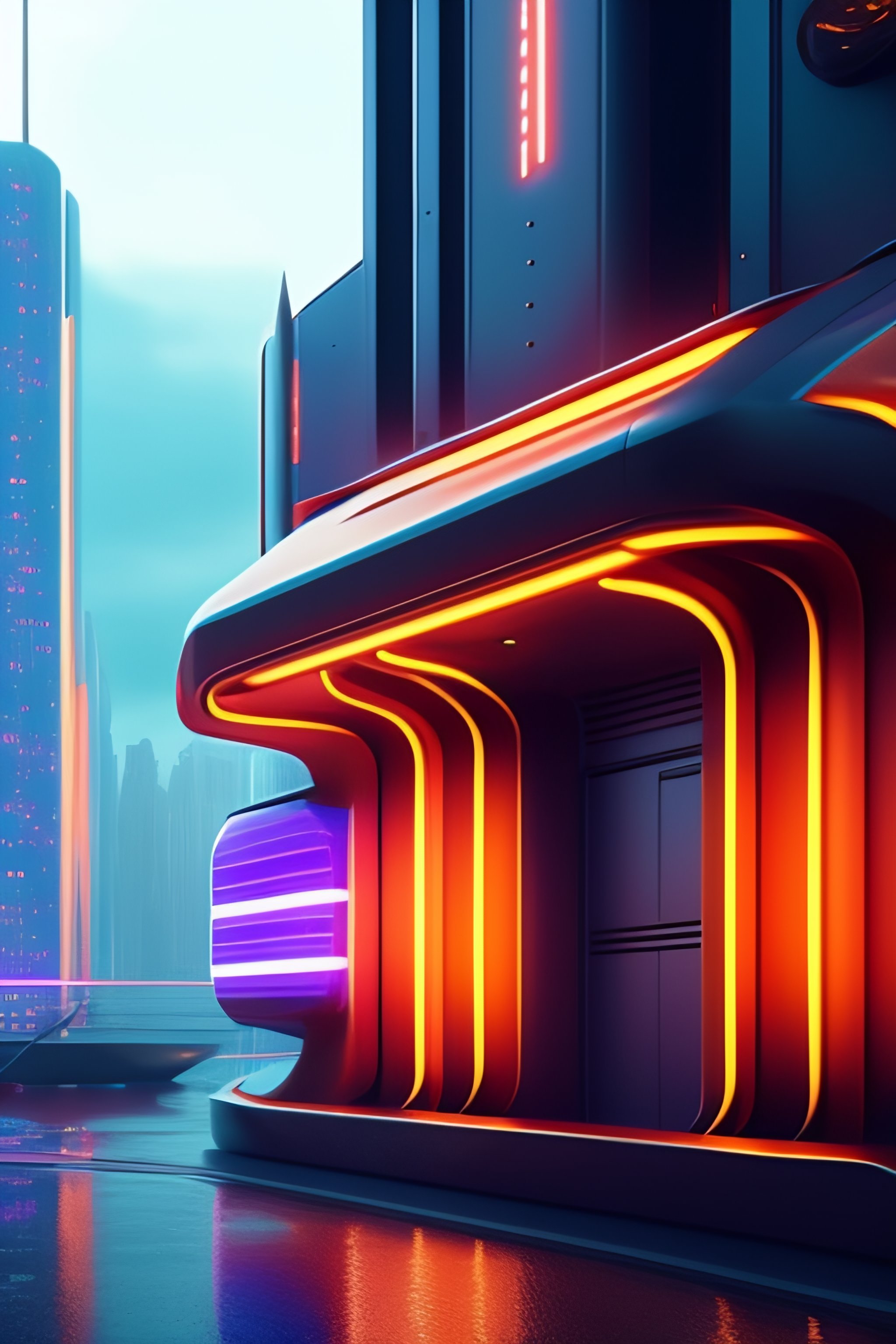 Lexica - Tinkaton pokemon futuristic 8k in futuristic city