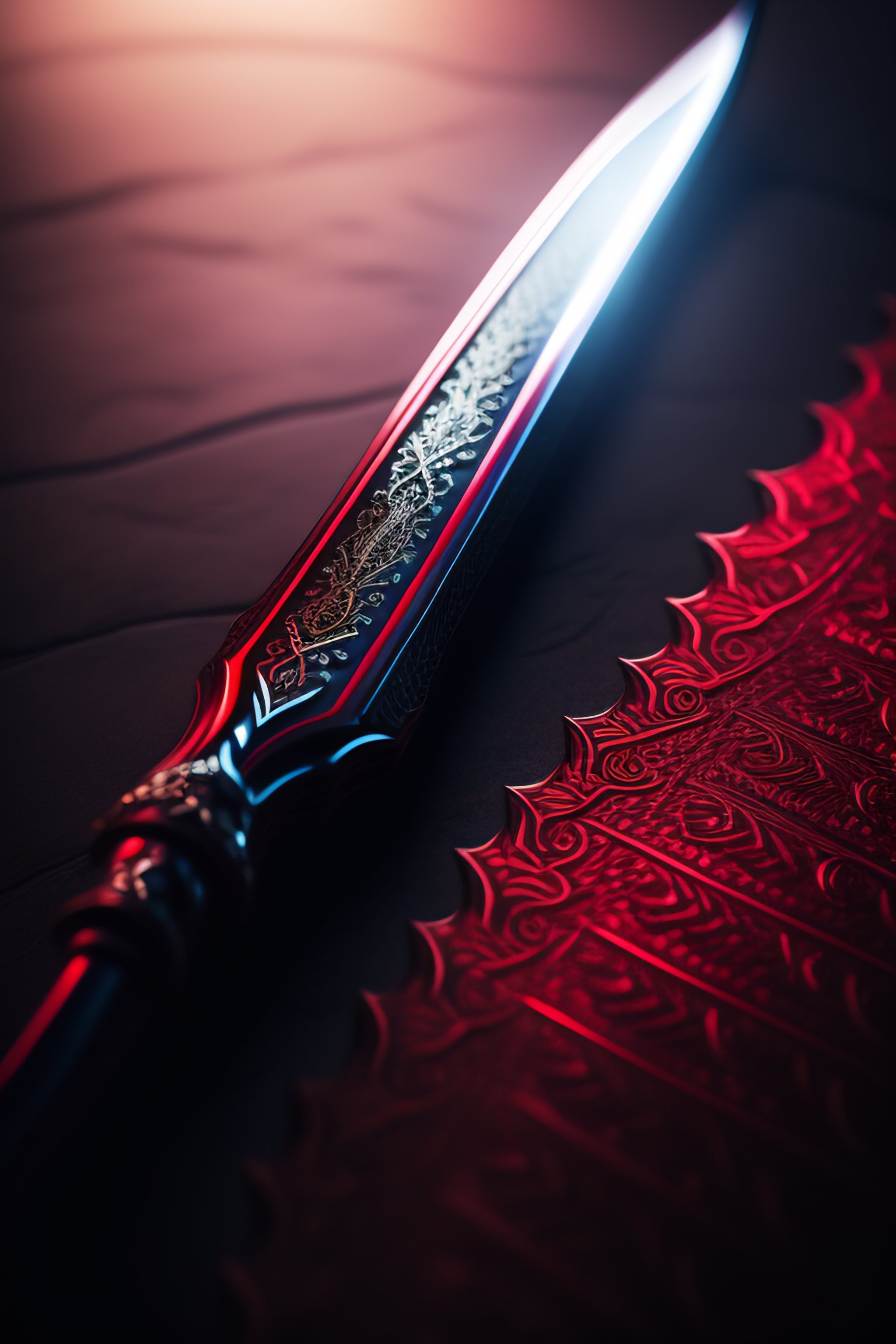 Lexica - A magical weapon that combines a staff and a sword. European ...