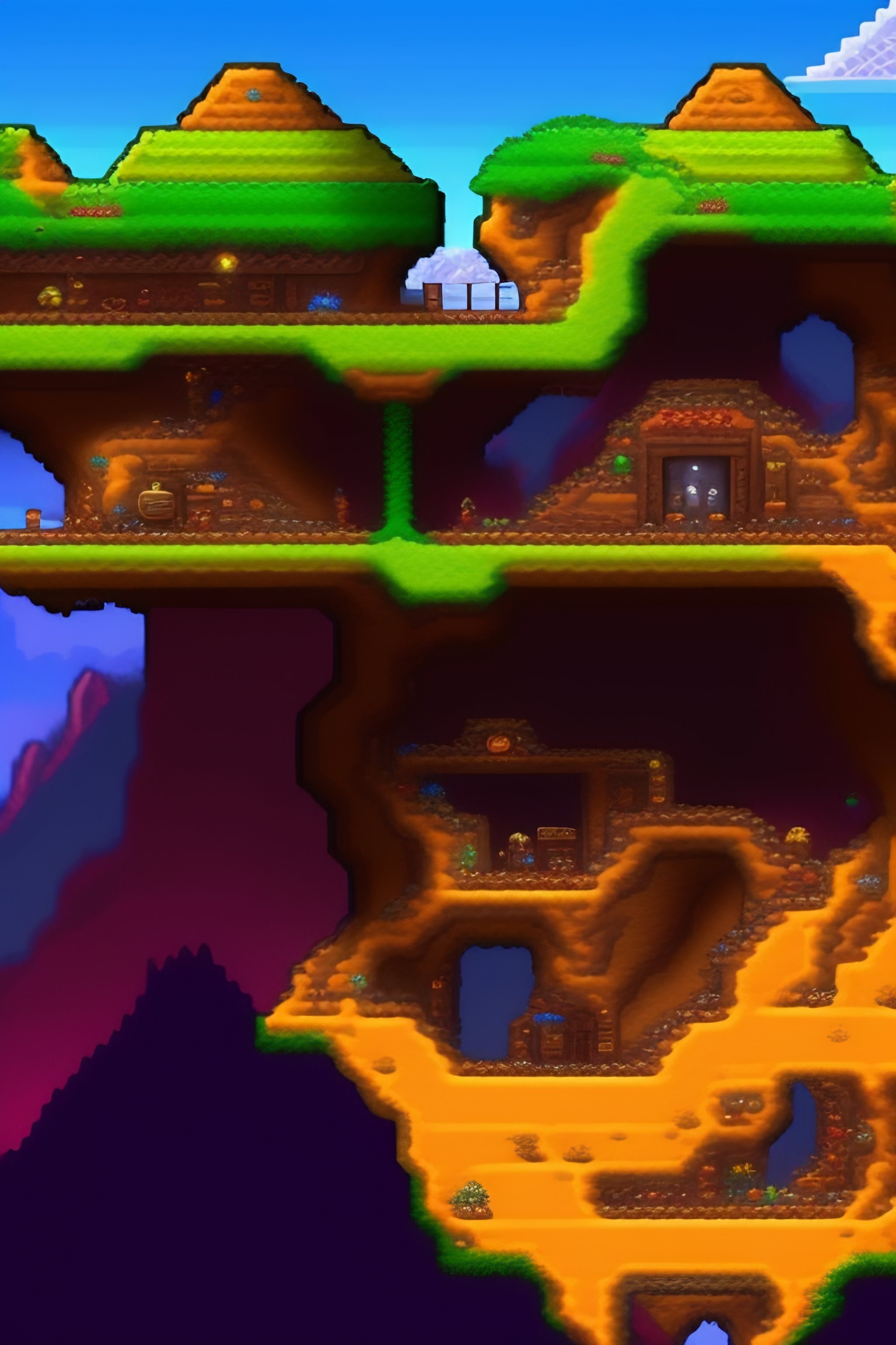 Lexica - Terraria avec fortnite et Doom slayer jeux