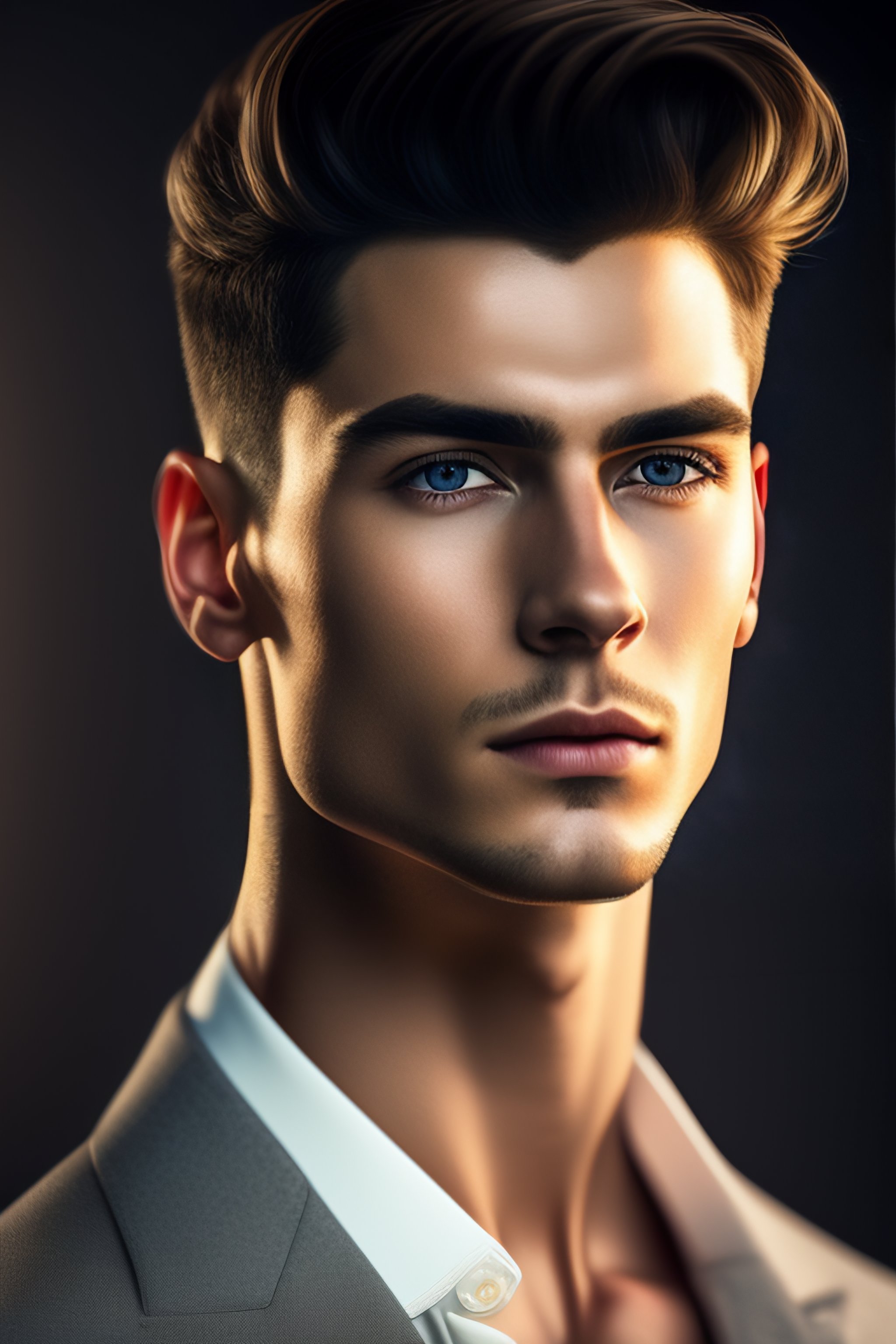 Lexica - A professional photograph of 22 year old actor, portrait look ...