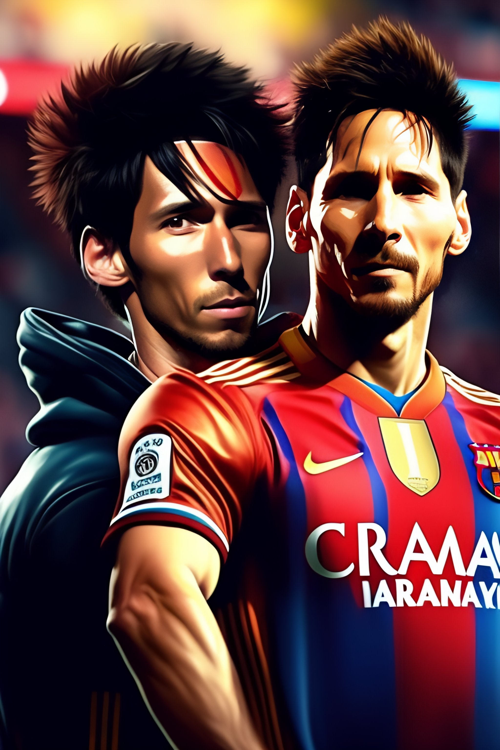 Lexica - Luffy and messi