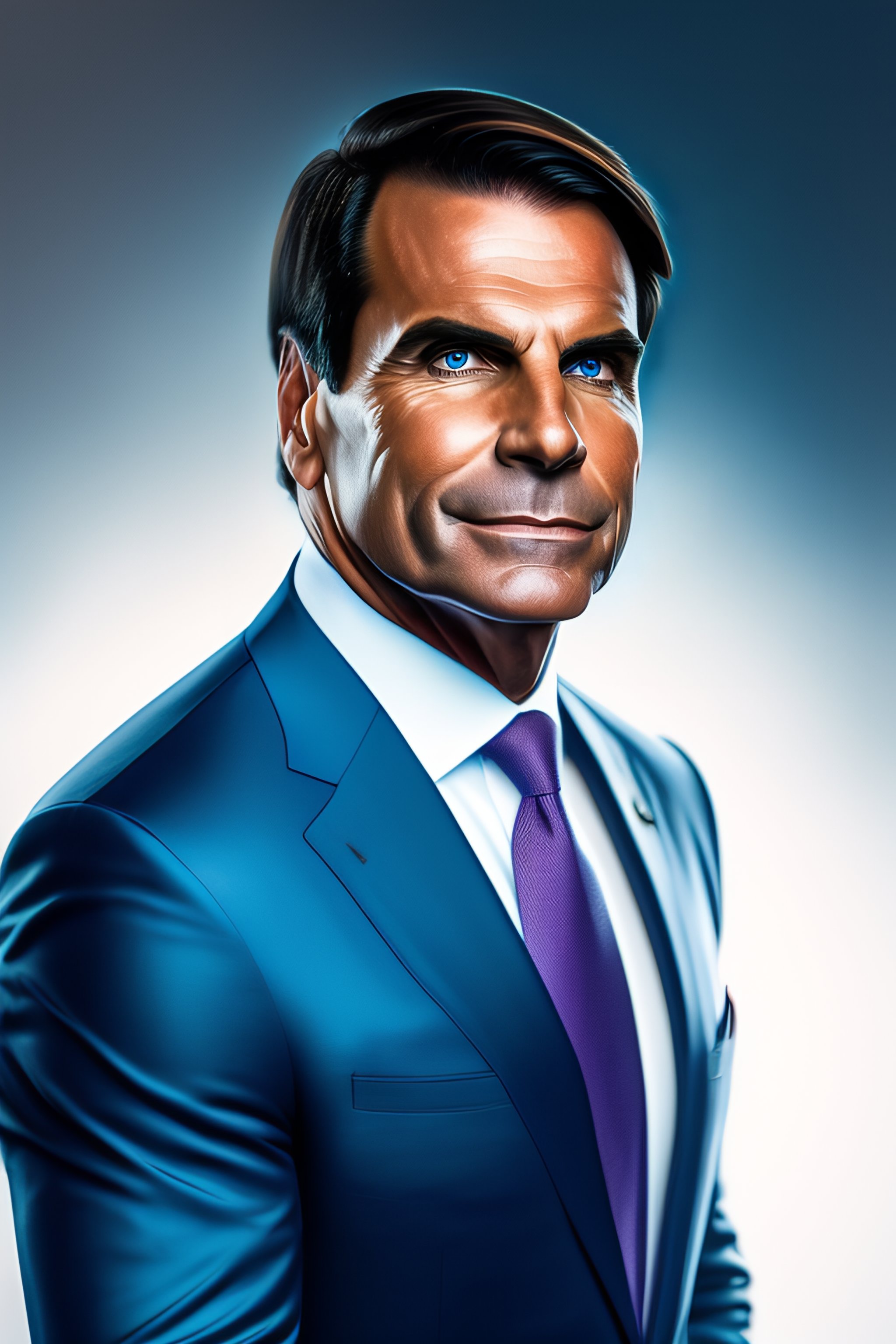 Lexica - A full-body portrait of Brazilian President Jair Bolsonaro ...