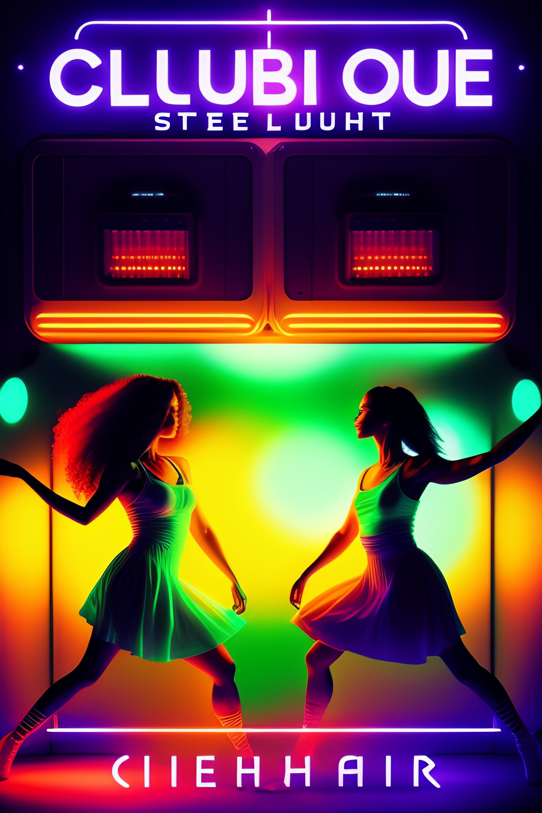 Lexica - Club house music dancers deep lights underground aesthetic