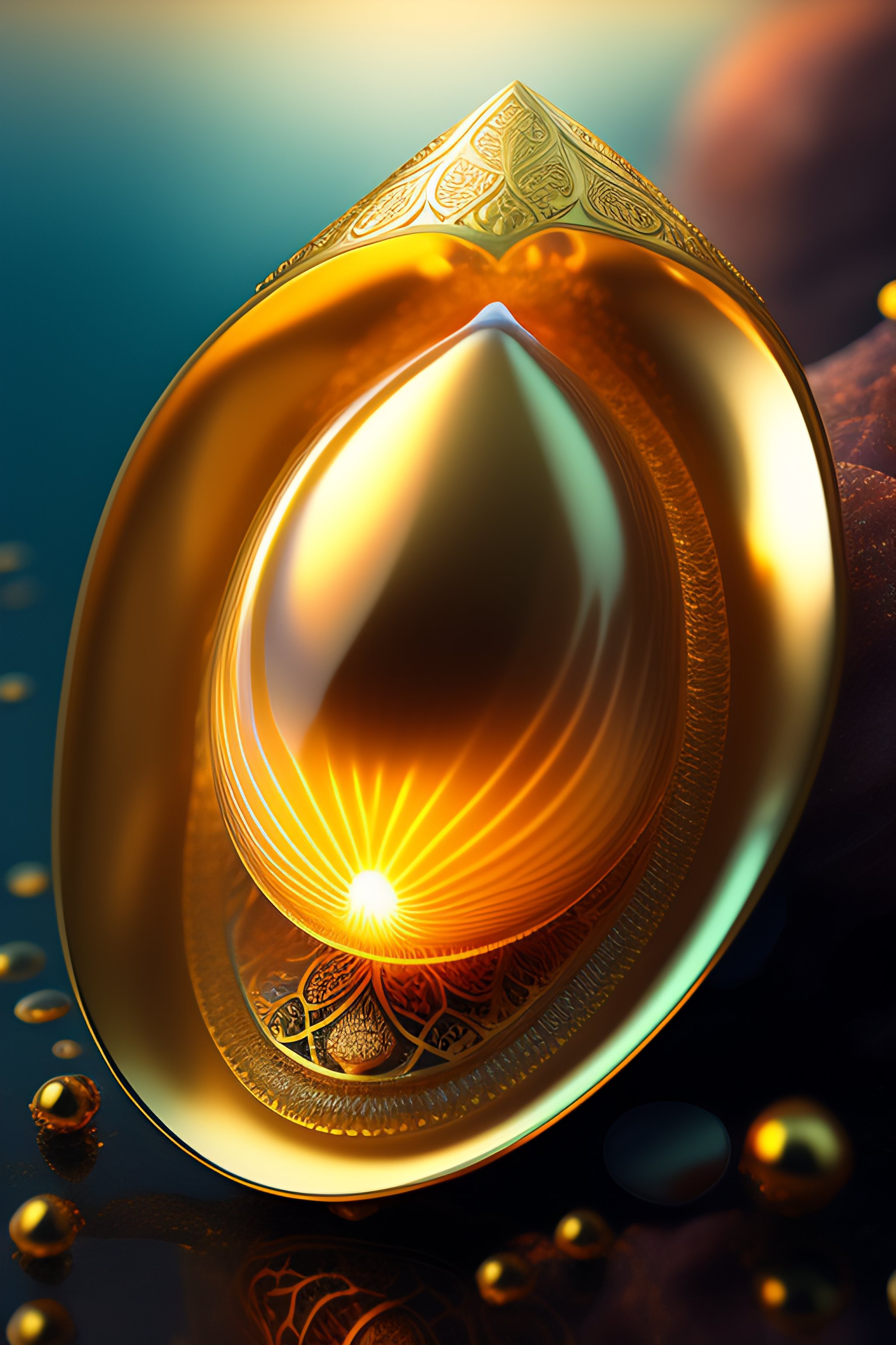 Lexica - Discovering a shell nacreous at the bottom of the sea bivalve ...