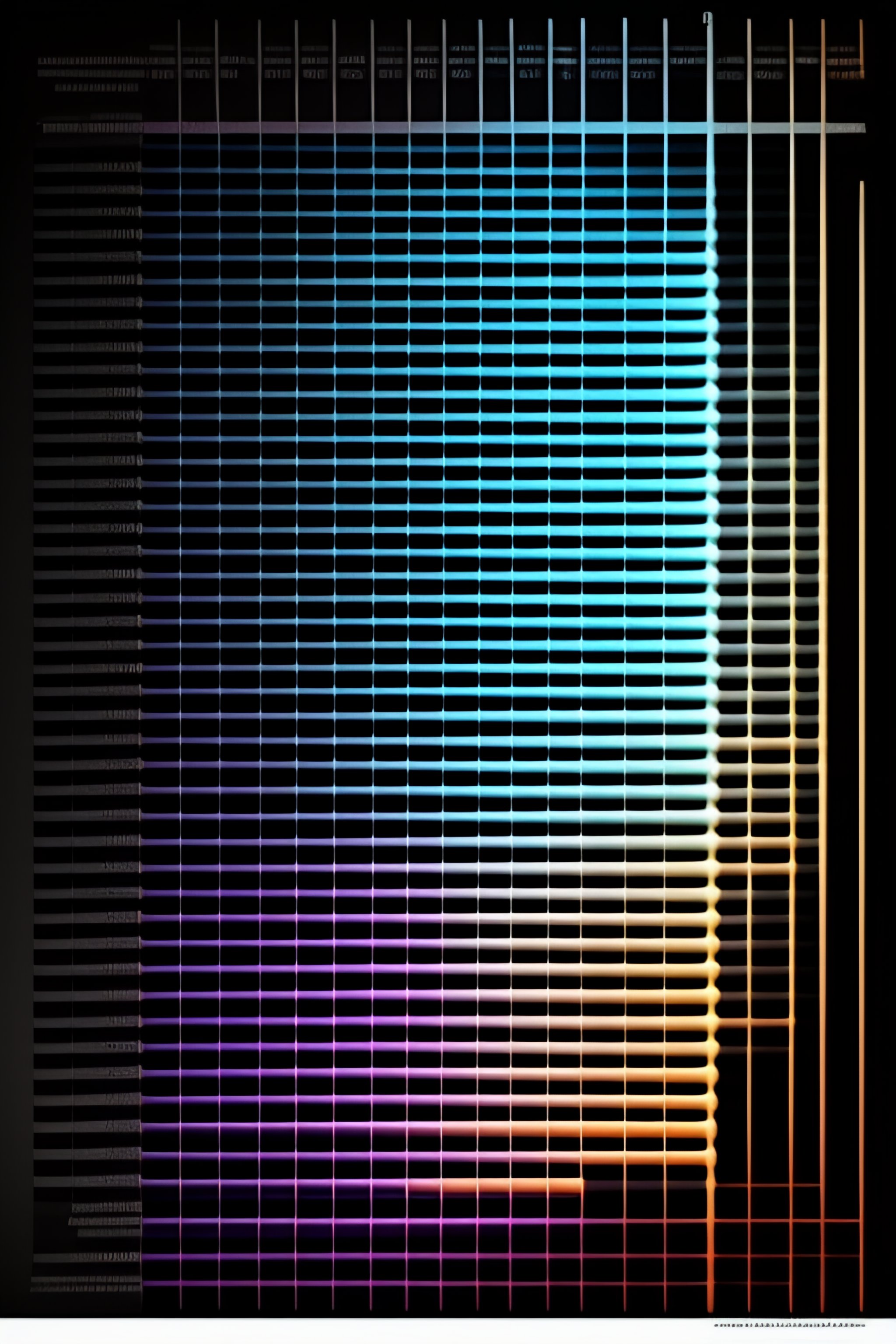 Lexica - Sci Fi data readouts, dark screen, molecular analysis, bar ...