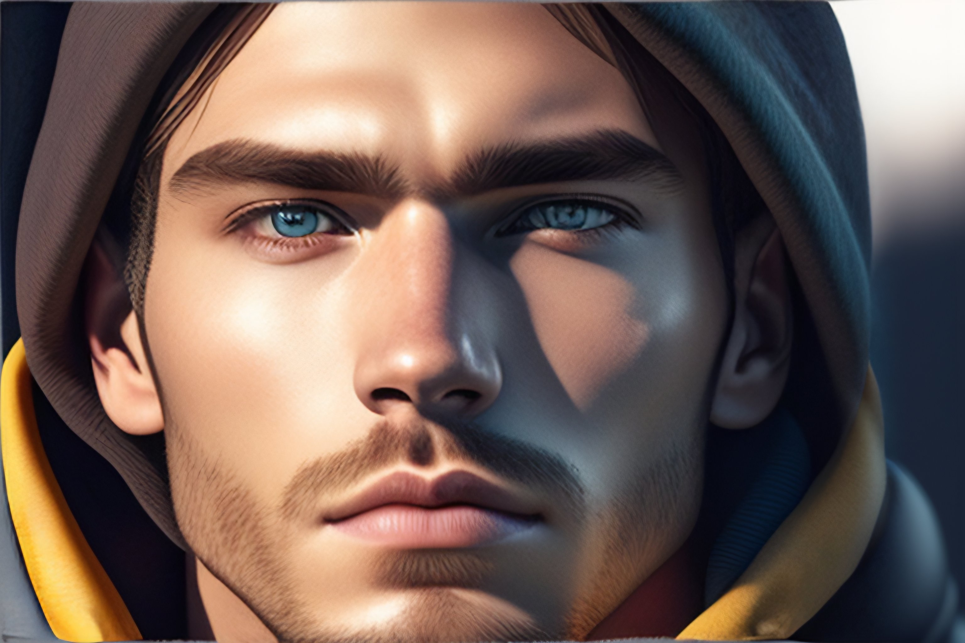 Lexica - White male sad, 3d render, medium shot, 8k, octane render ...