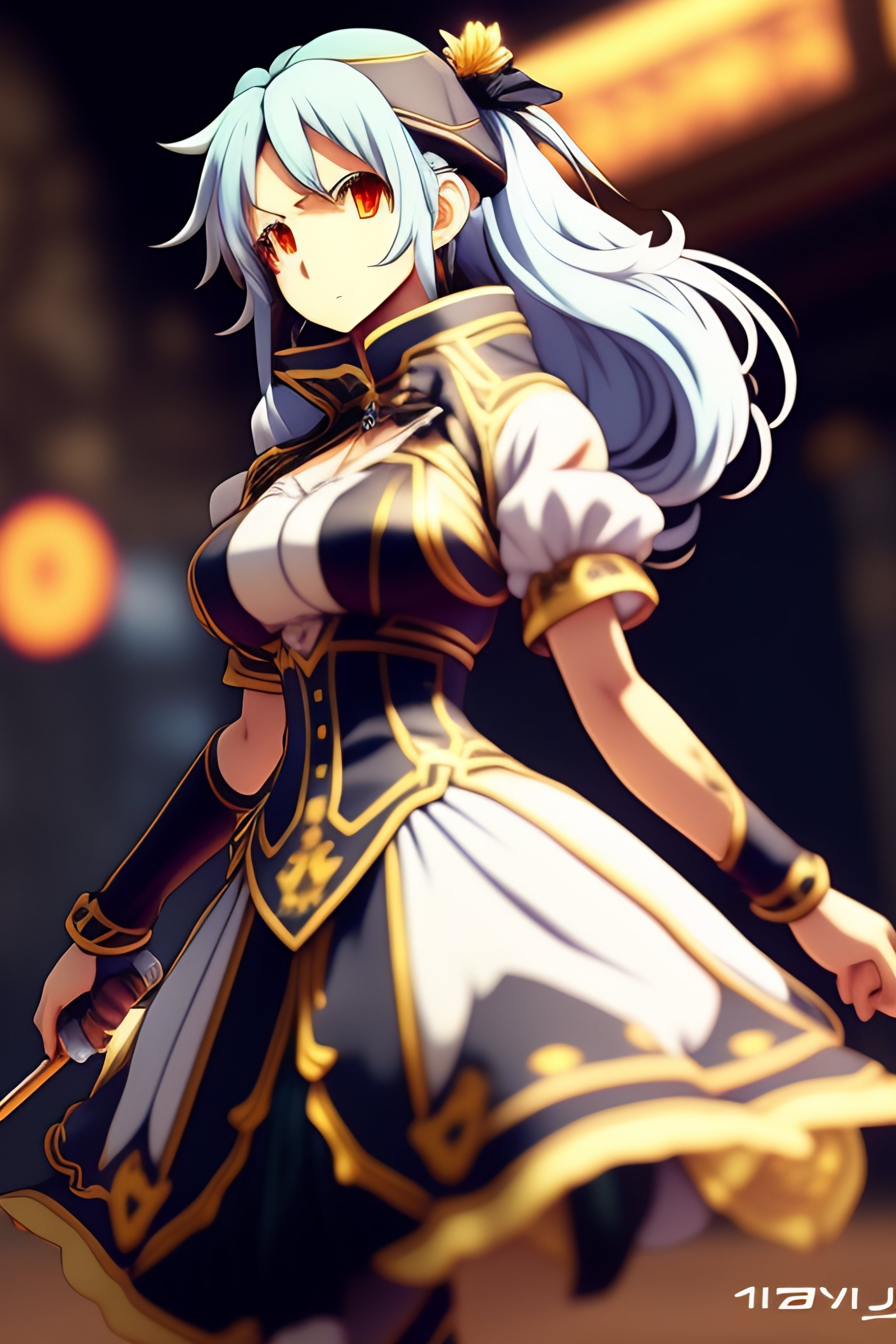 Lexica - Izayoi Sakuya's combat posture" or "Izayoi Sakuya's stance in ...