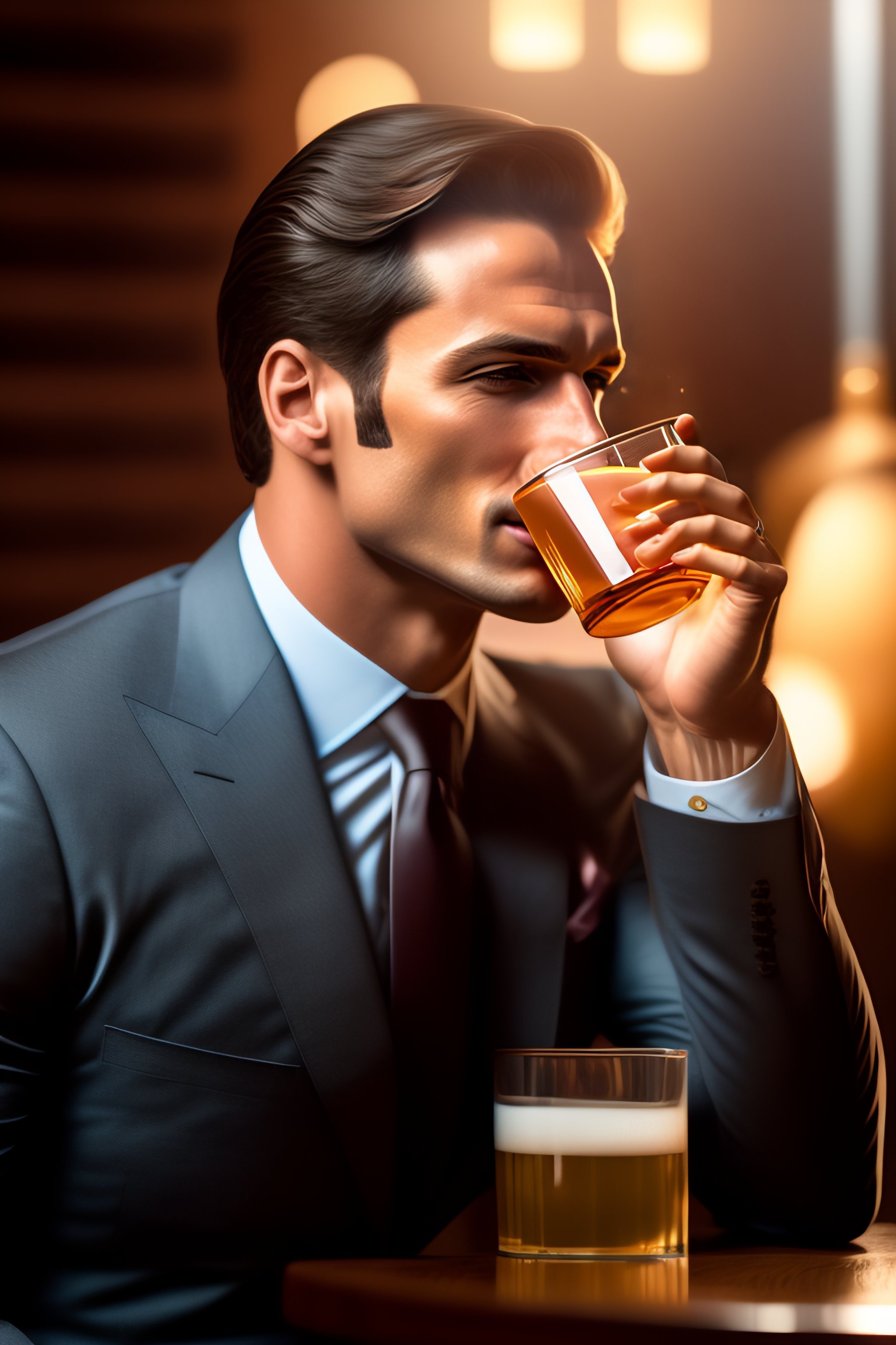 Lexica - Man, drinking thea