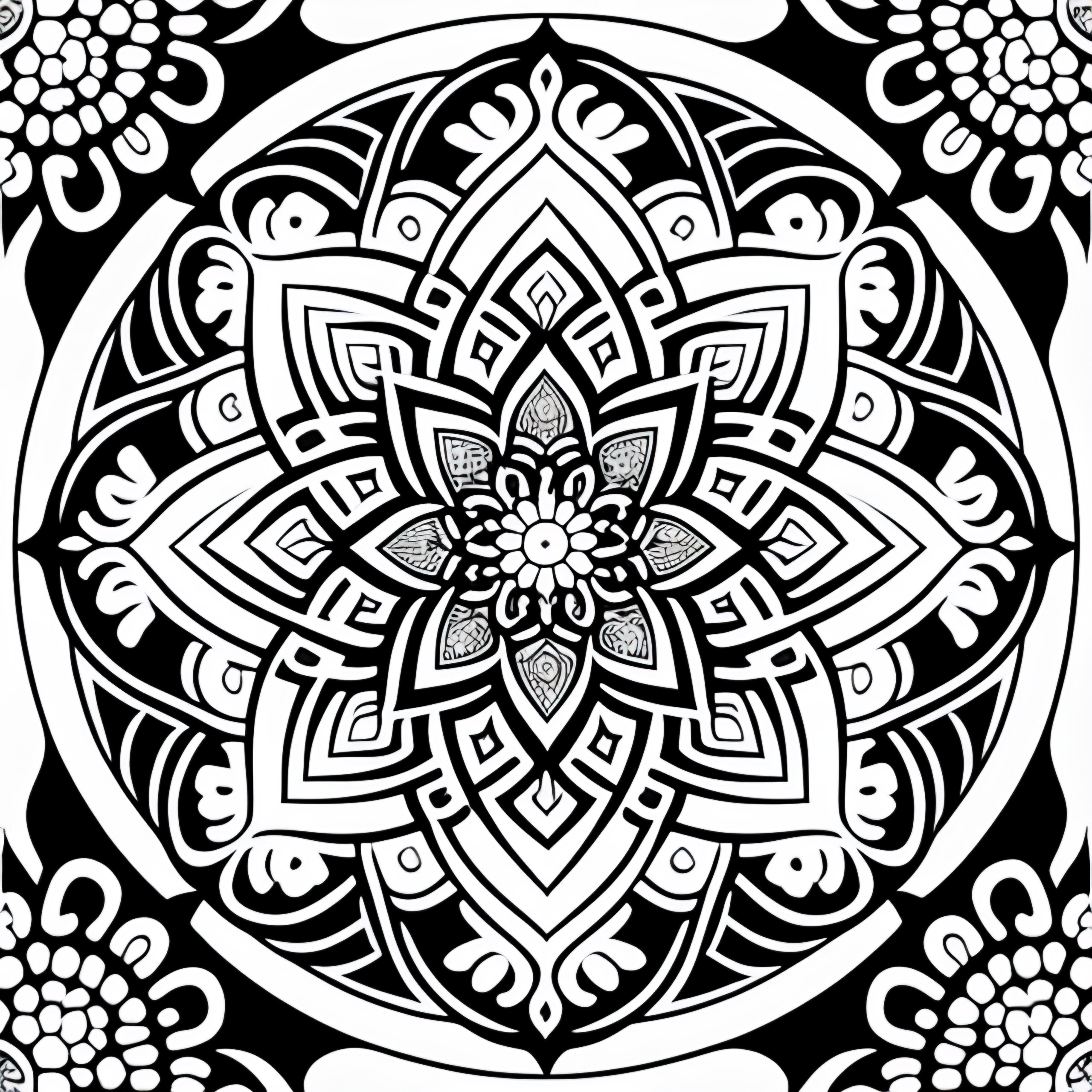 Lines Coloring Pages