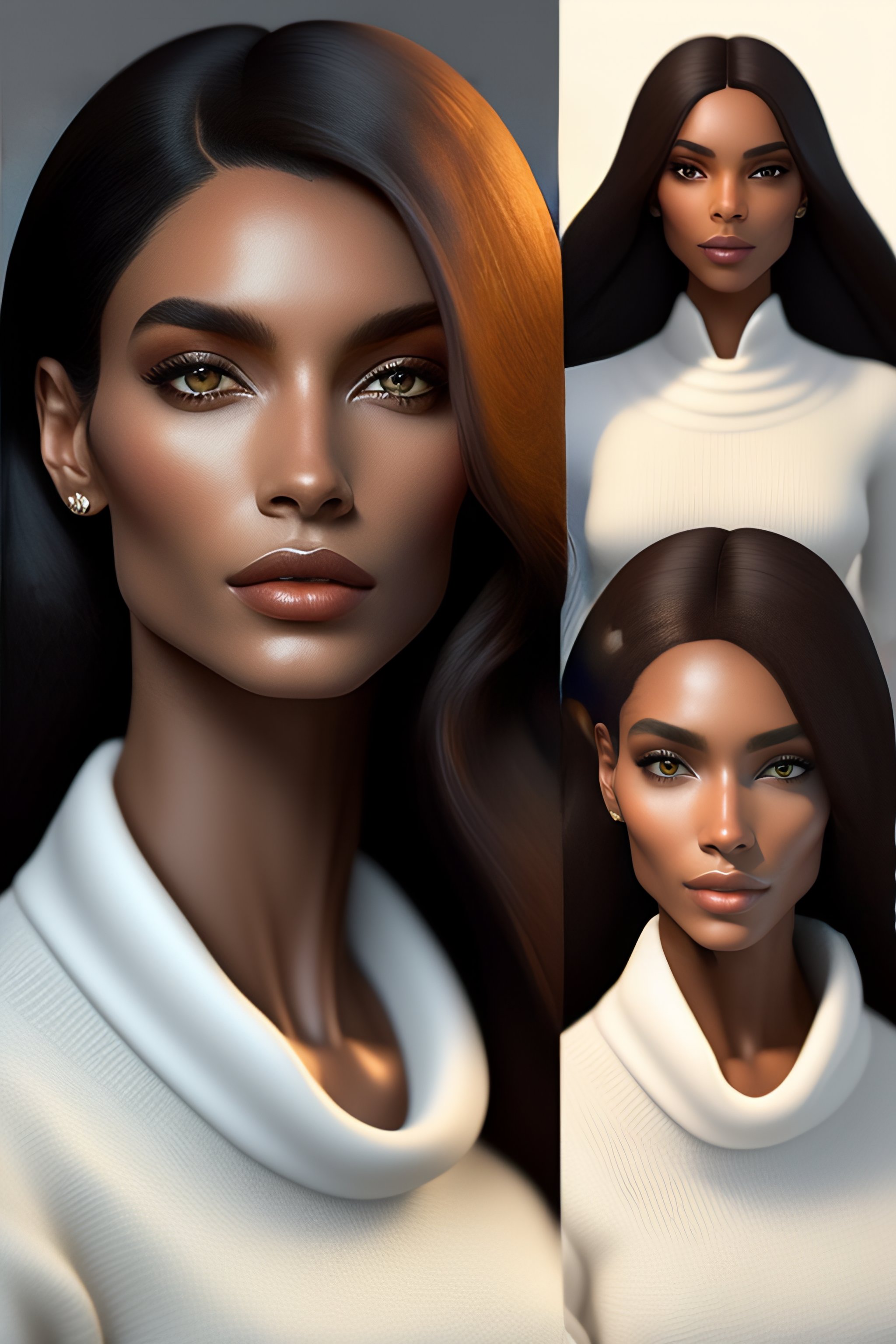 Lexica - Create an image of a woman with a height of 1.61 meters, a ...