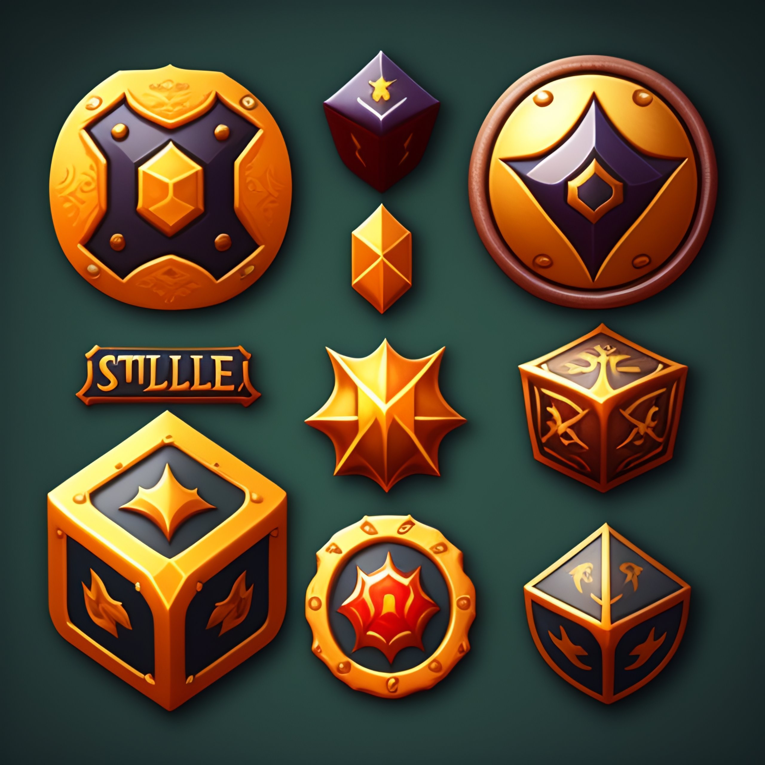 Lexica - Stylized RPG game icons