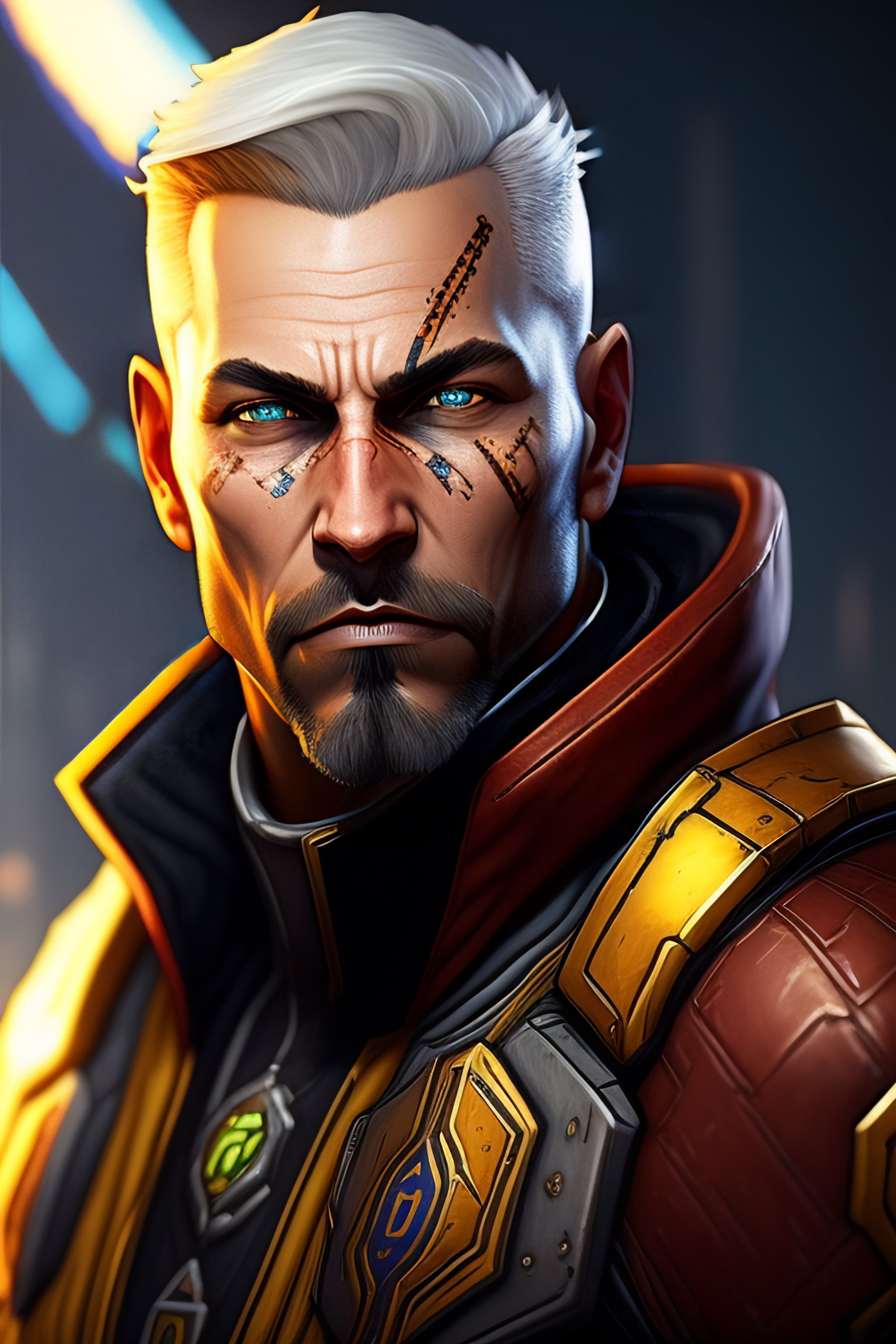 Lexica - Portrait of Erling Braut Haaland as a Borderlands 2 character ...