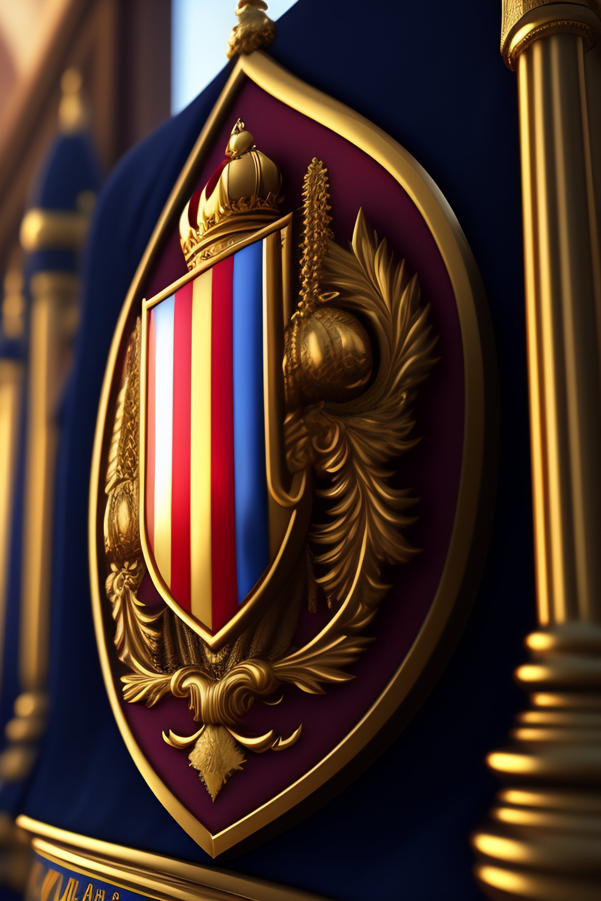 Lexica - /imagine prompt: coat of arms + royal coat of arms + heraldic ...