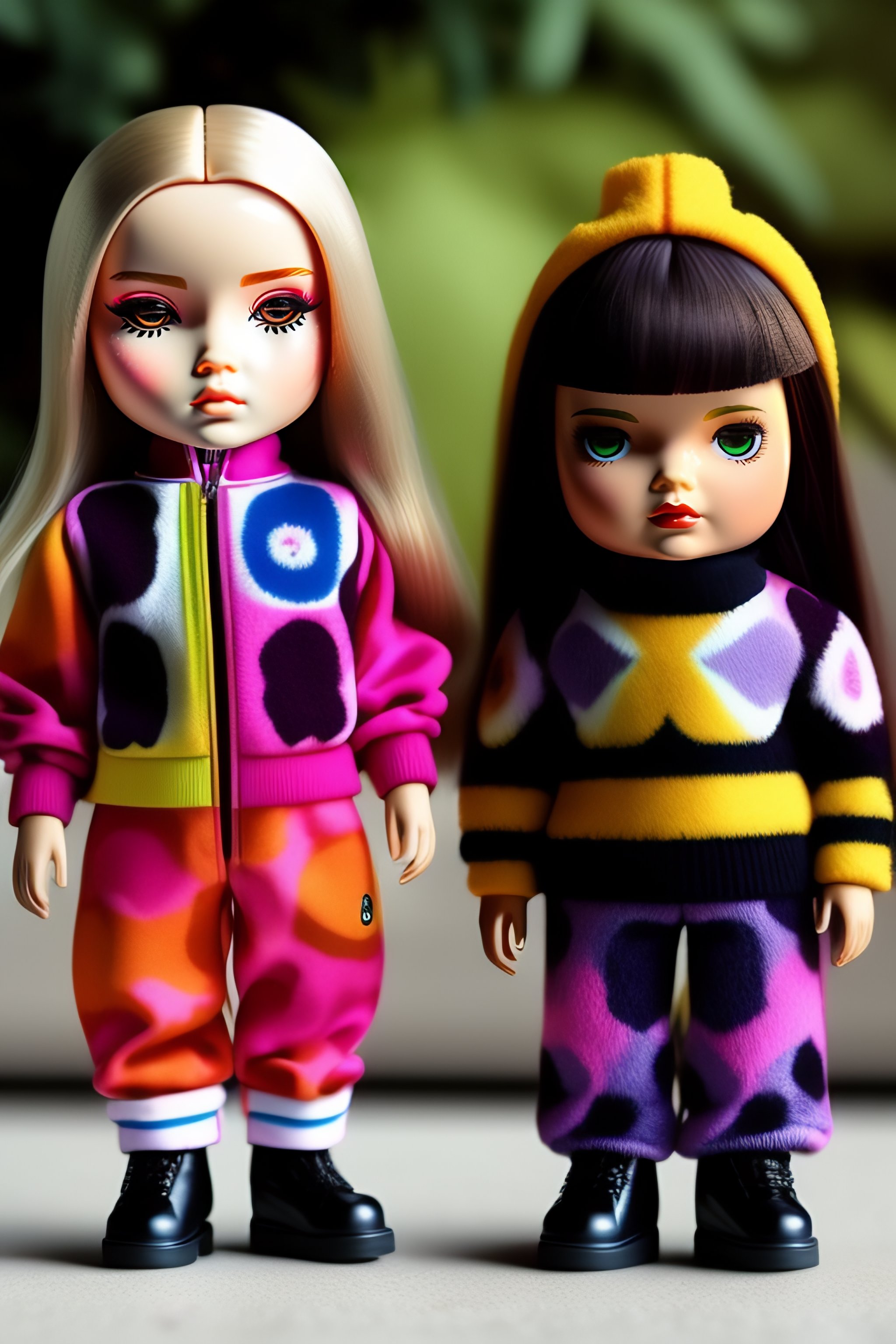 Lexica - Bape fashion dolls