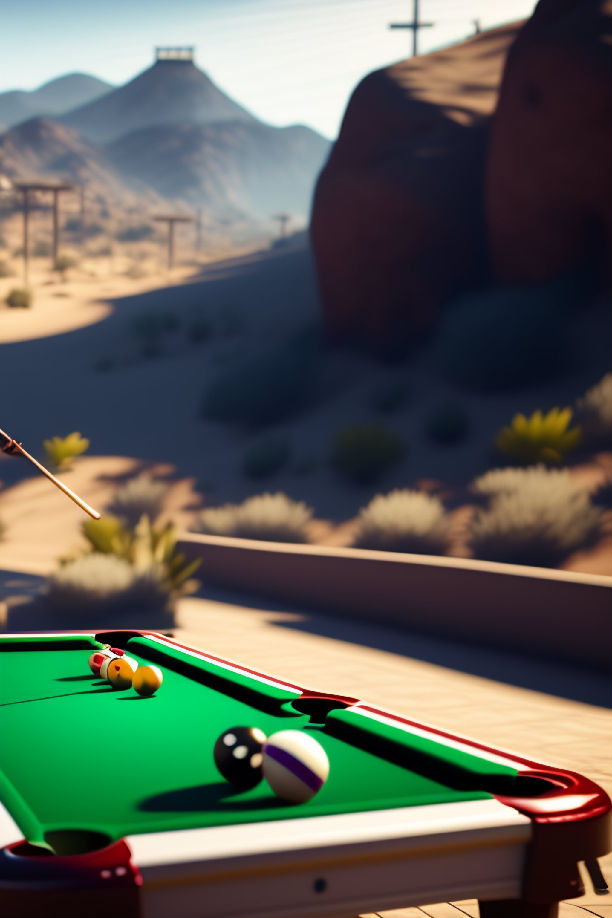 Lexica - Billiard player in GTA 5 style