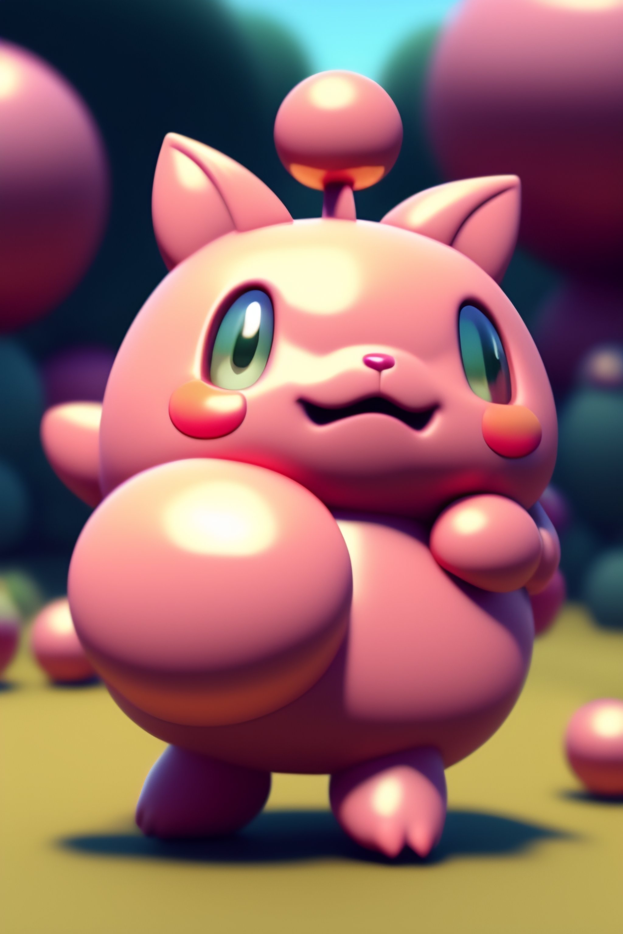 Lexica - Jigglypuff in a pokemon world