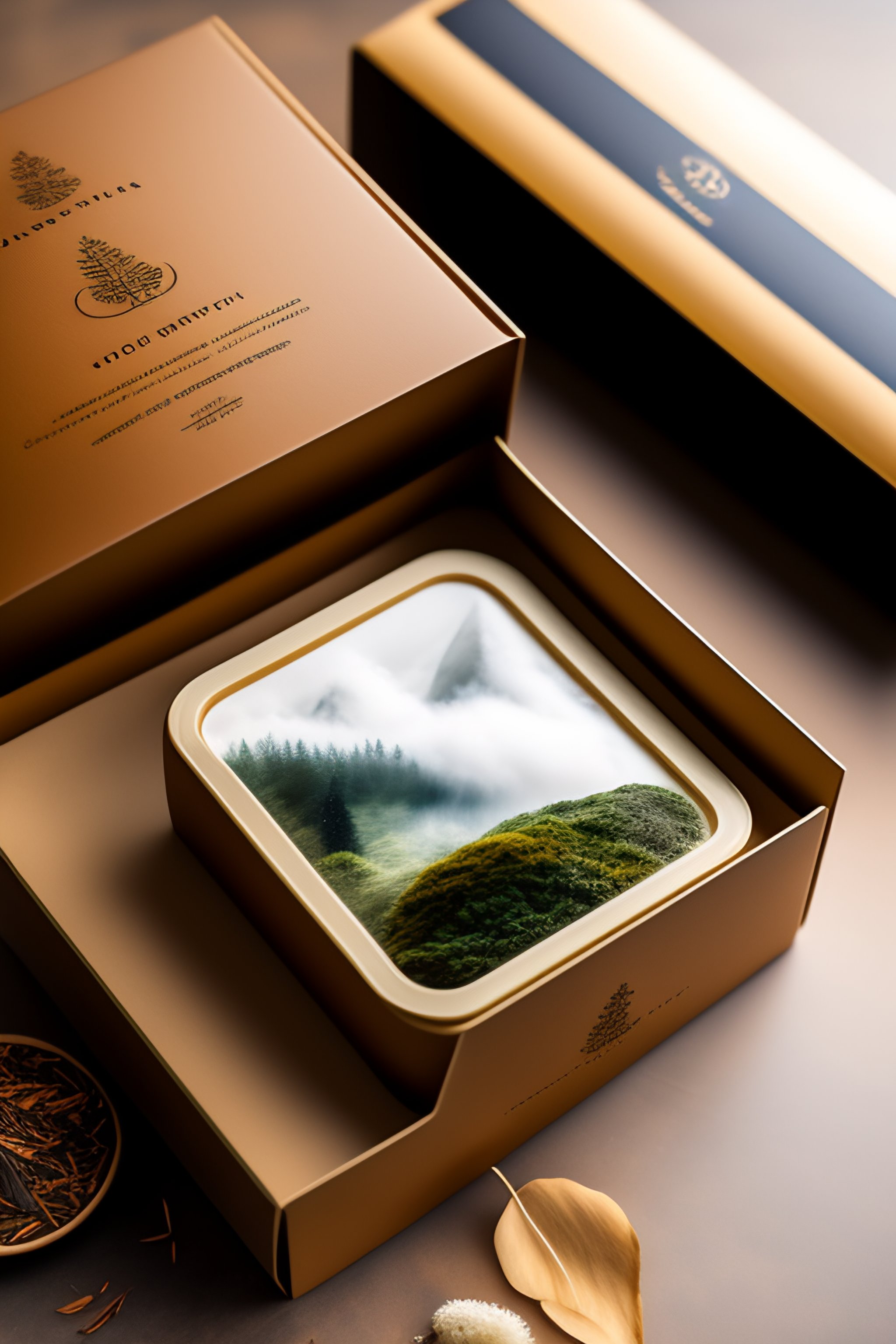 Lexica - Exquisite box paper packaging design, shrink label, fresh, tea ...