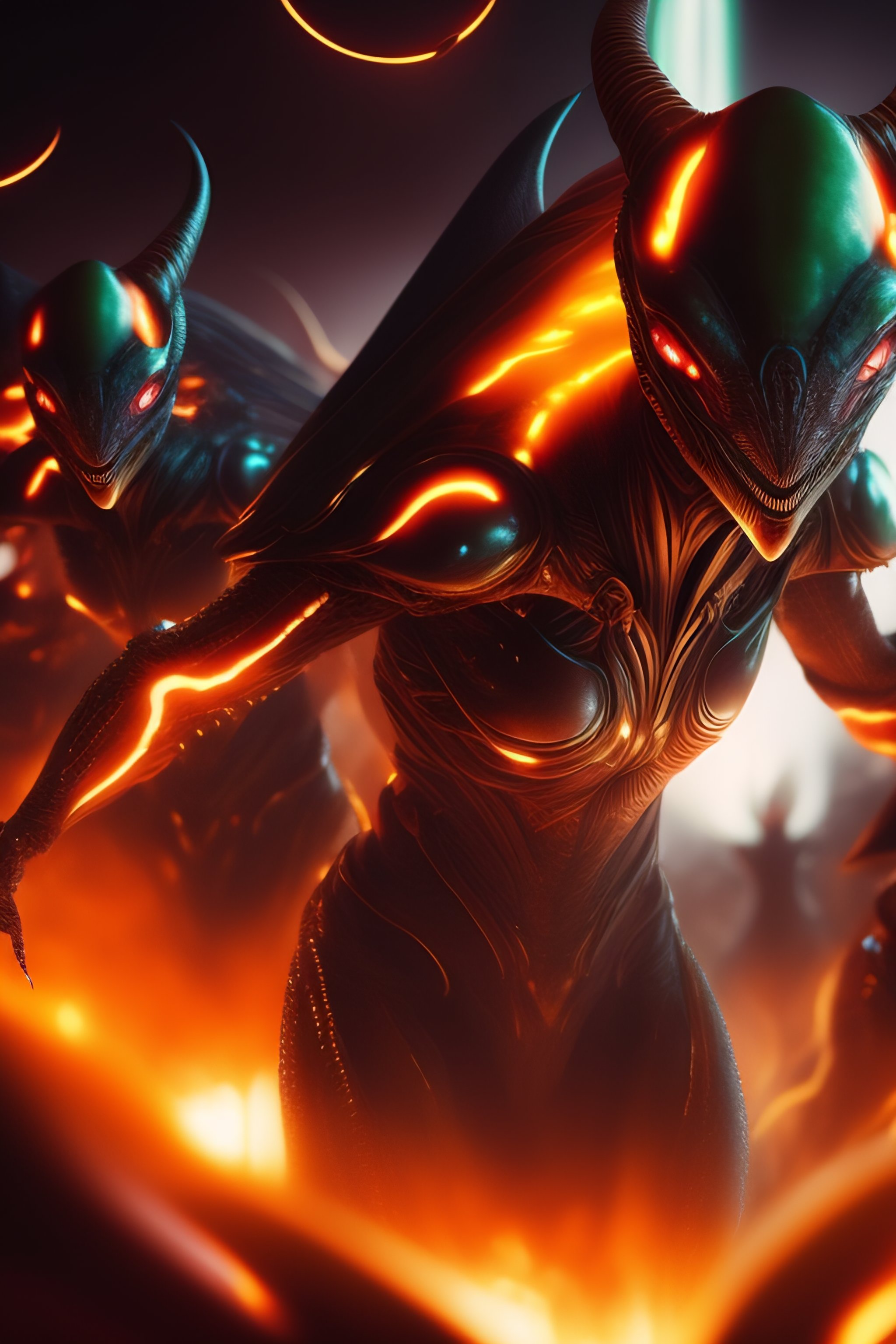 Lexica - A race of alien demons with translucent skin on parts of their ...