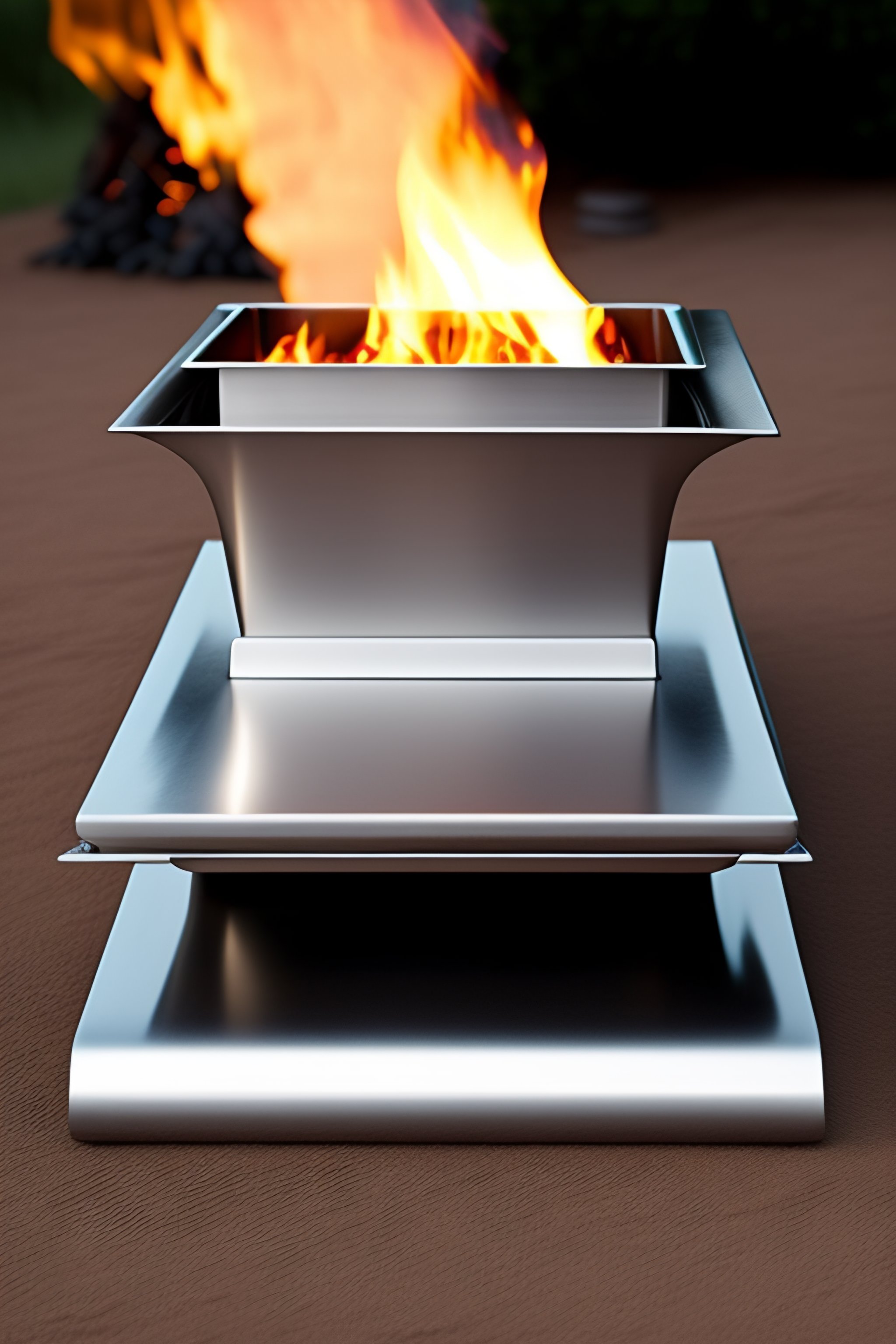 Lexica - Design an image of a square fire scale with dimensions of 1 ...