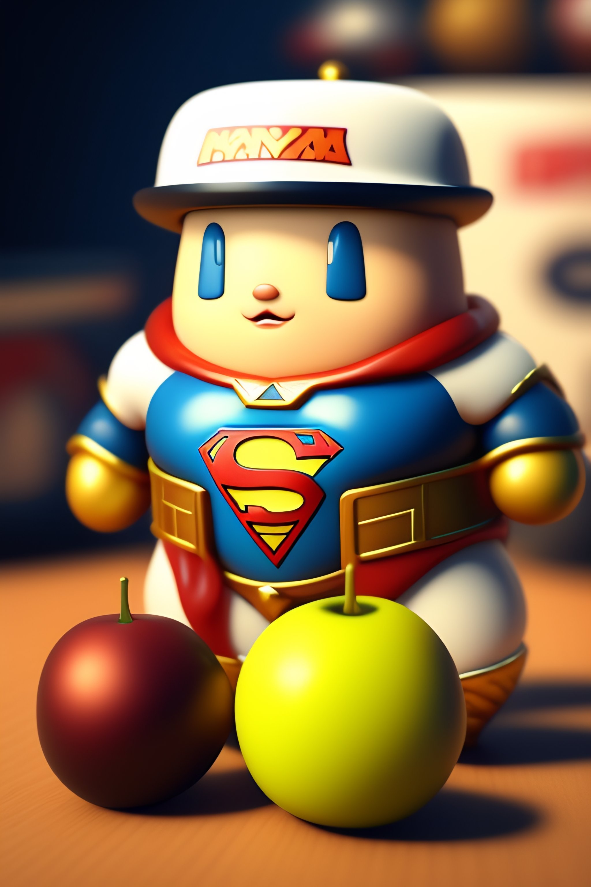 Lexica - Super hero cream mascot