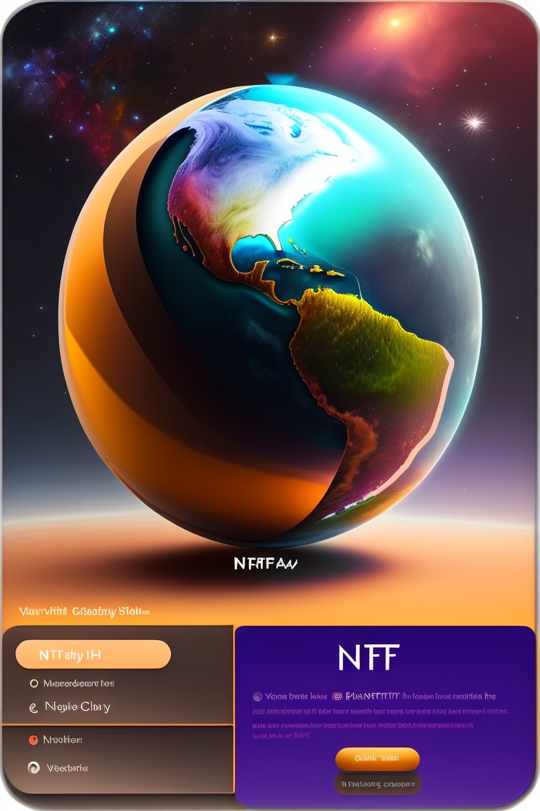 Lexica - Nft planet , galaxy , earth