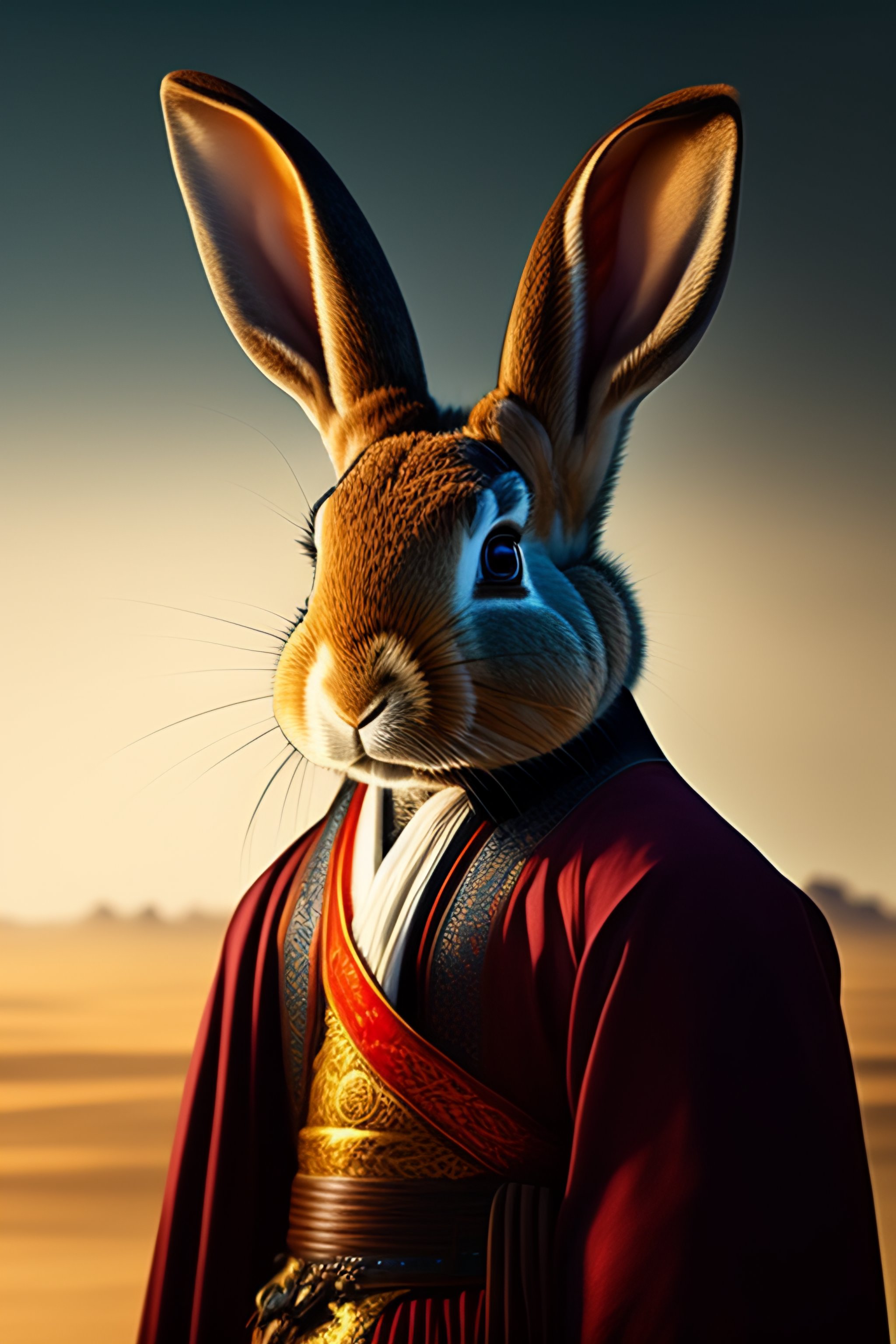 Lexica - Rabbit wearing Han bok