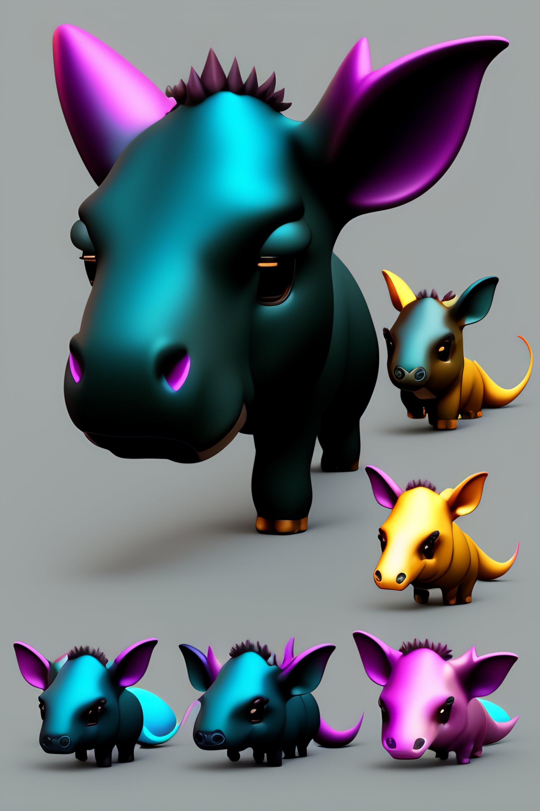 Lexica - 2d simplified triceratops head cute, popular on artstation ...