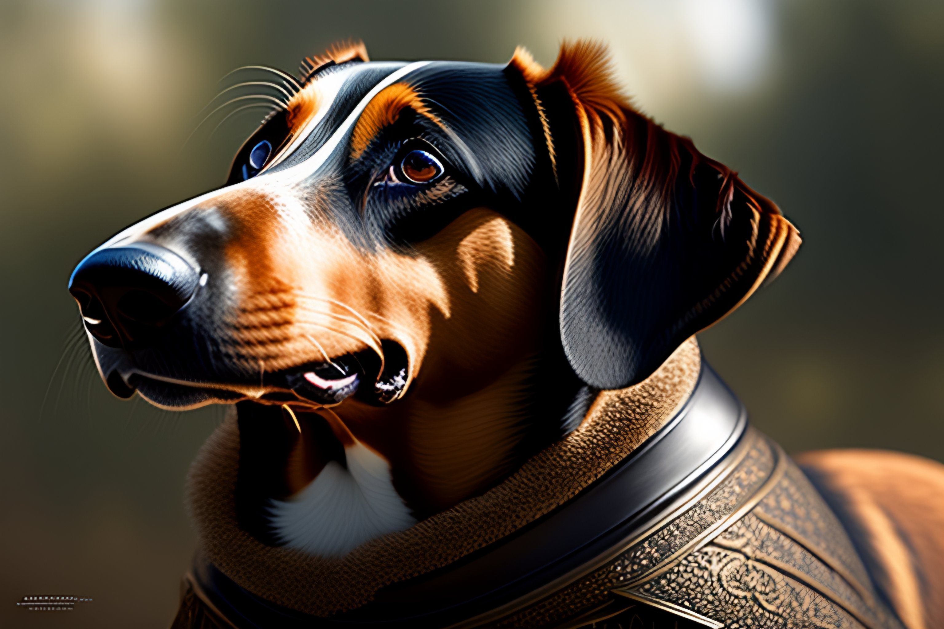Lexica - Dog small dachshund animal as a realistic fantasy knight ...
