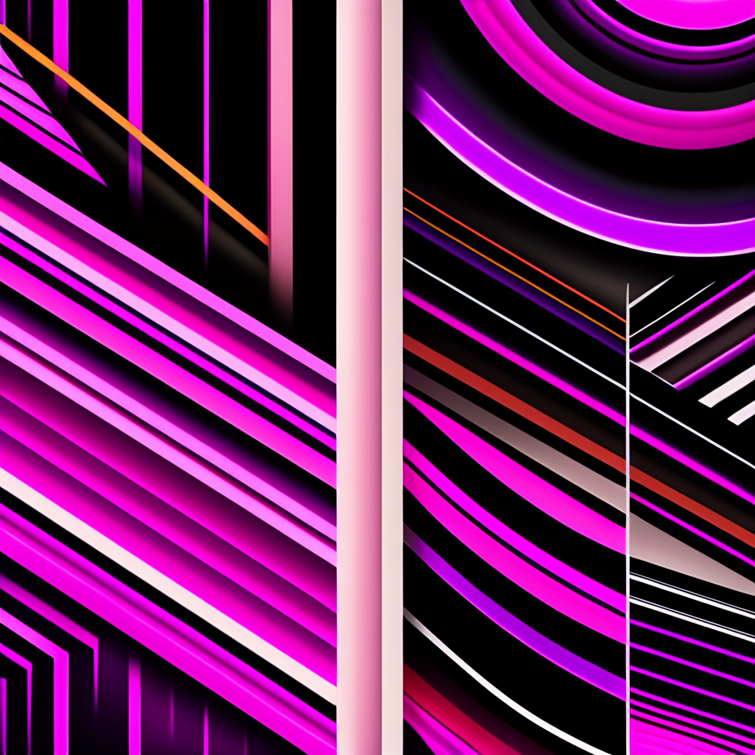 Lexica - Pattern mostly black with a small amount of straight magenta ...